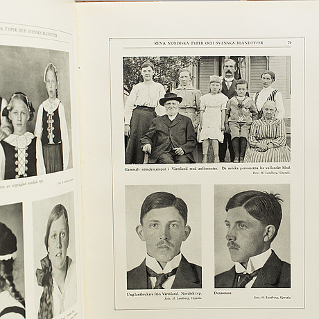 HERMAN LUNDBORG, "Svenska folktyper", Stockholm 1919. - Bukowskis