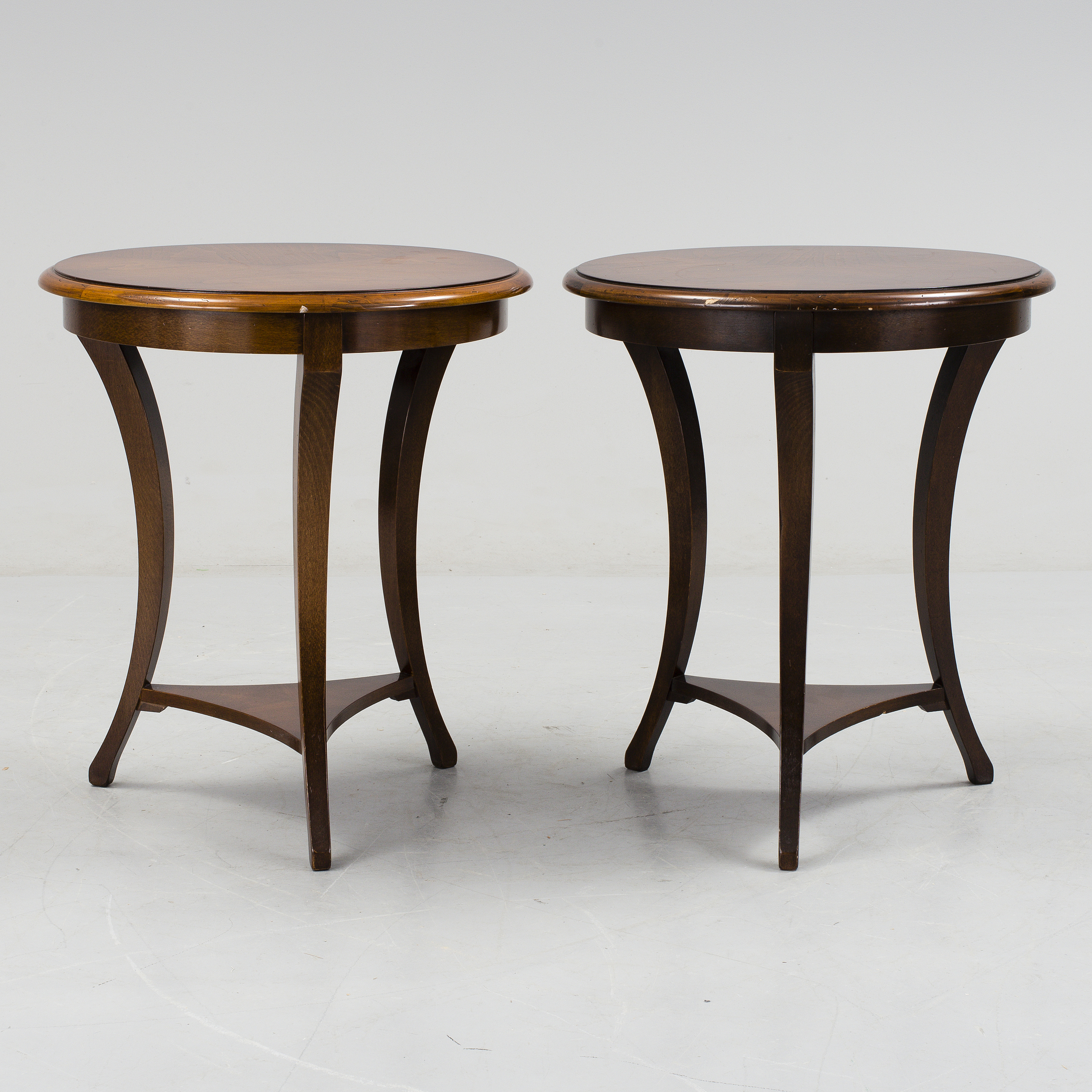 A pair of late 1900s tables by Selva, Italy. - Bukowskis