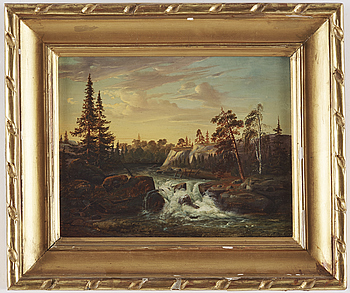 CARL AUGUST FAHLGREN, oil on canvas, signed. - Bukowskis