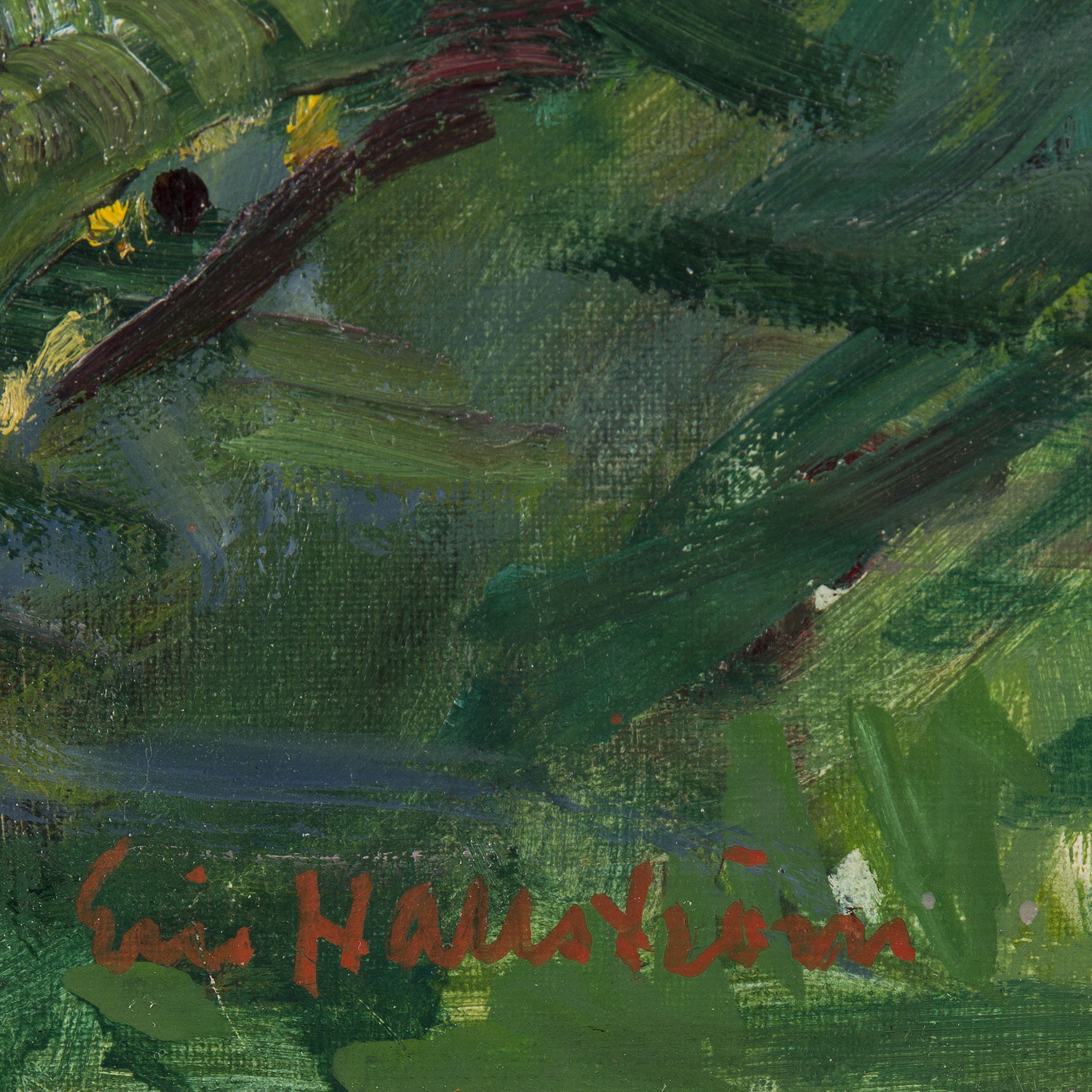 ERIC HALLSTRÖM, oil on canvas, signed Eric Hallström. - Bukowskis