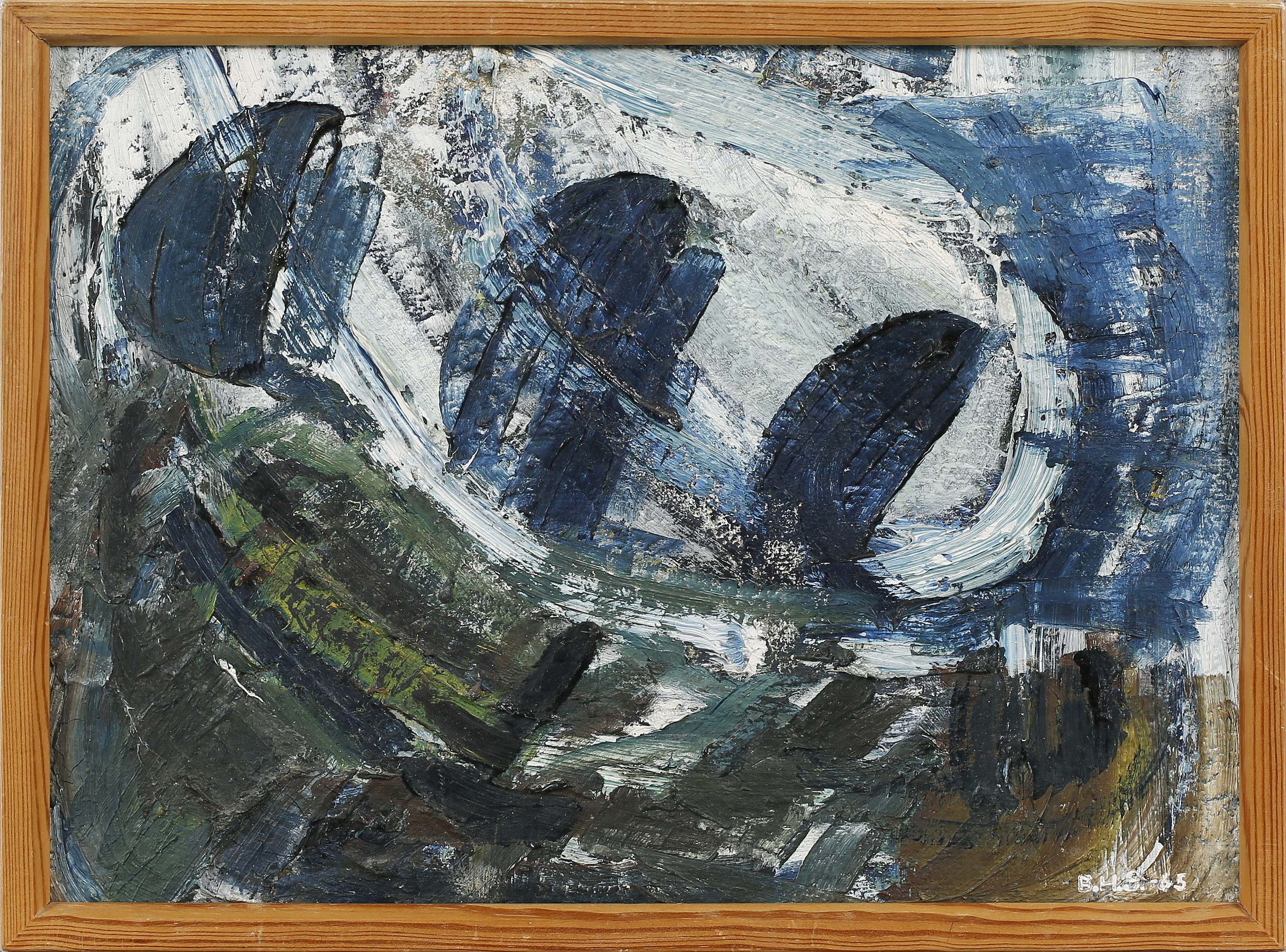 BERTIL HERLOV SVENSSON, oil on canvas, signedand dated -65. - Bukowskis