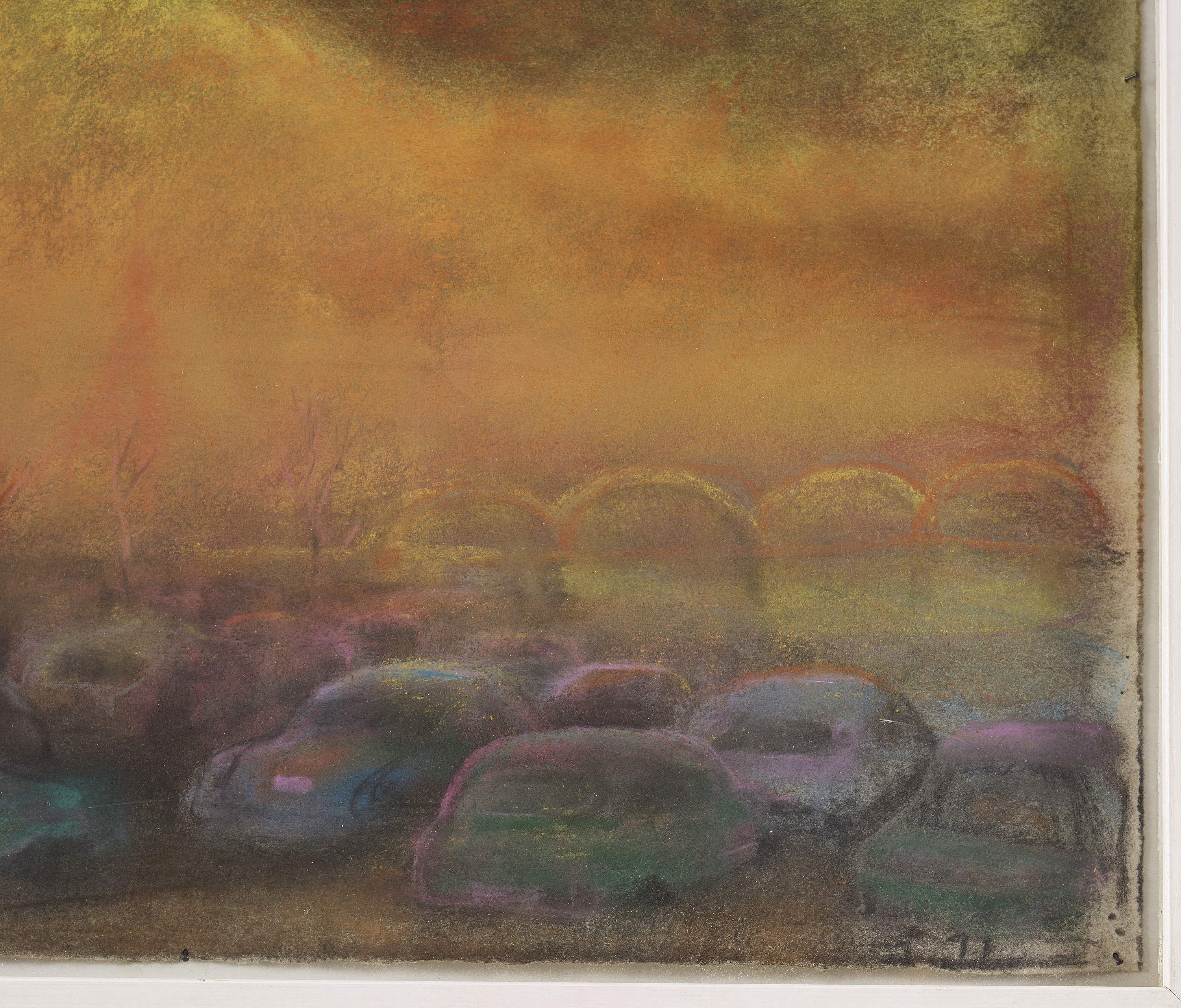 PETER TILLBERG, Pastell, signerad och daterad -91. - Bukowskis