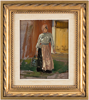OTTO STRANDMAN, oil on canvas, signed and dated 1897. - Bukowskis