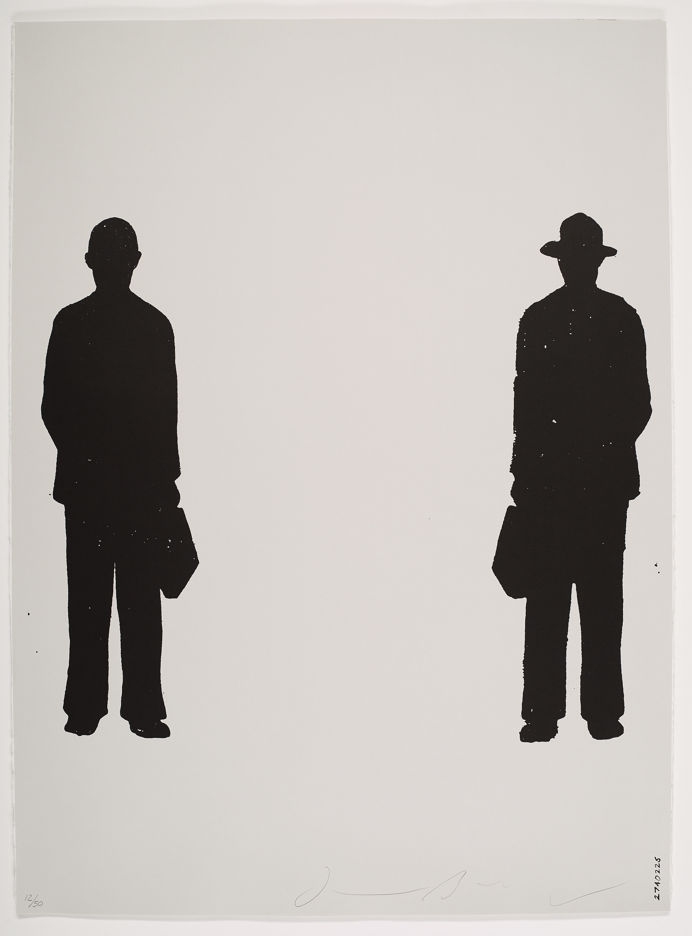 JONATHAN BOROFSKY, portfölj med 13 verk, 6 st etsningar och 7 ...