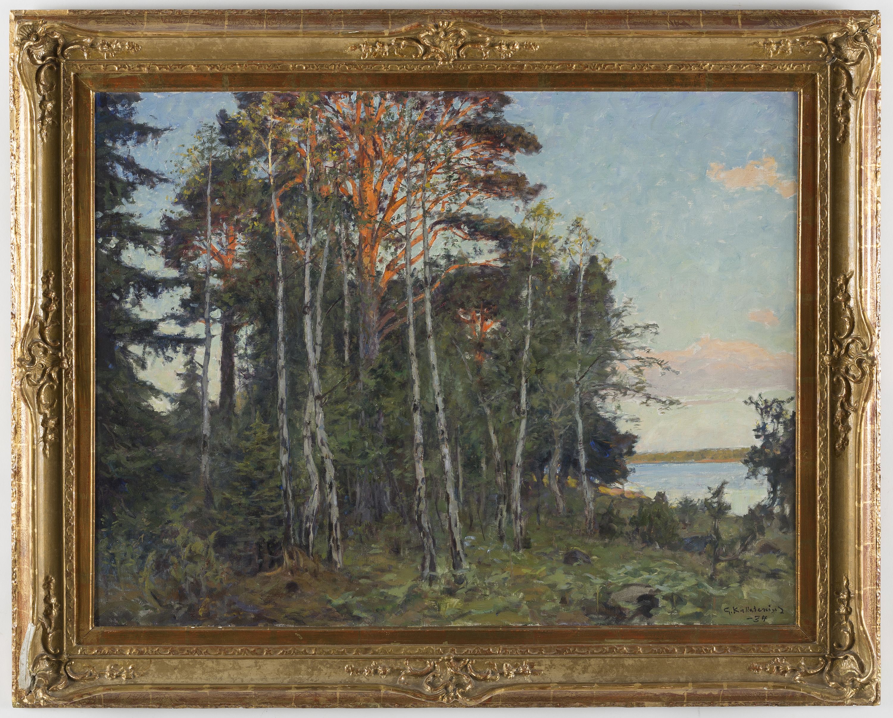 GOTTFRID KALLSTENIUS, oil on canvas, signed and dated -34. - Bukowskis