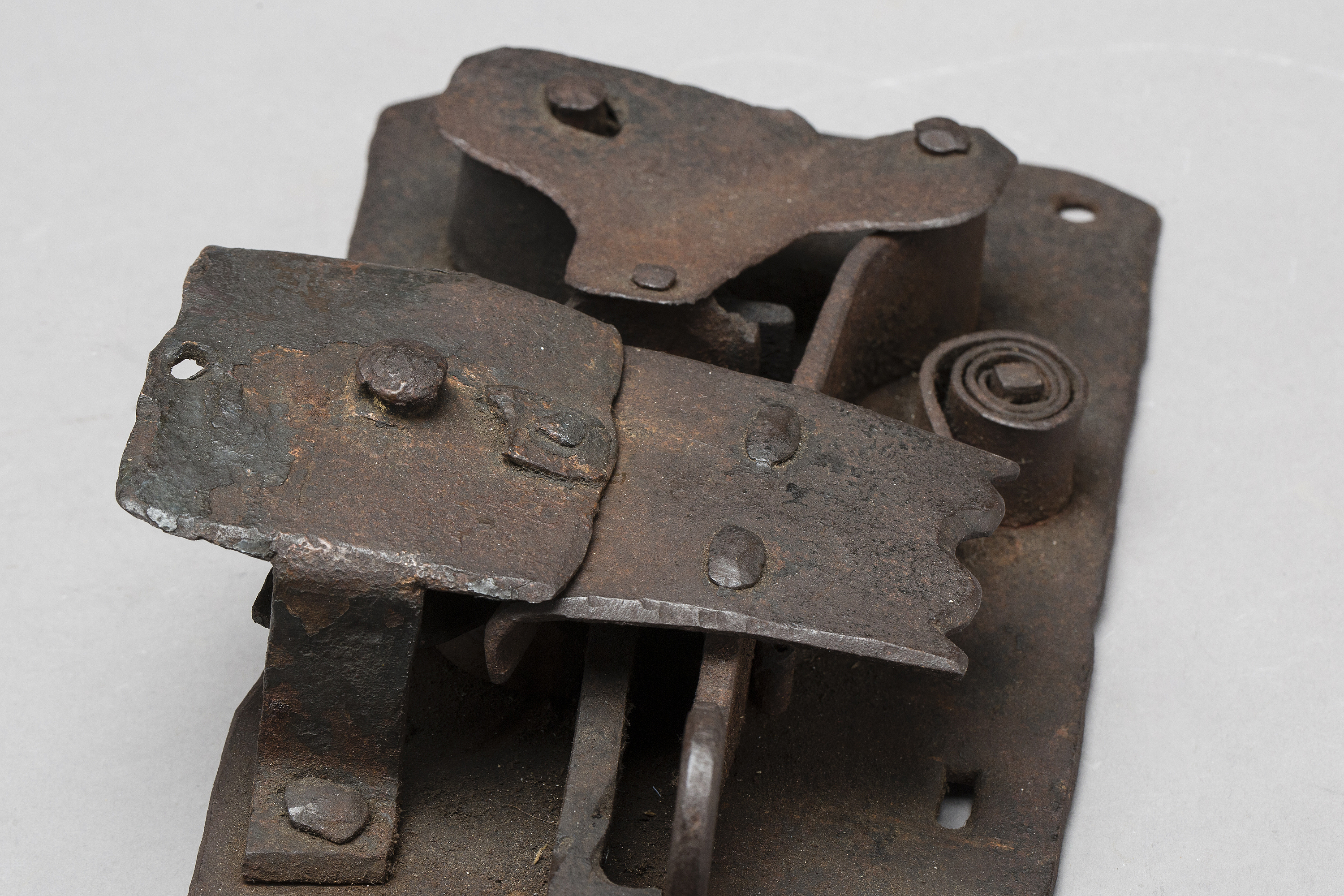 LOCK, with key, iron, 1800/1900th century, - Bukowskis