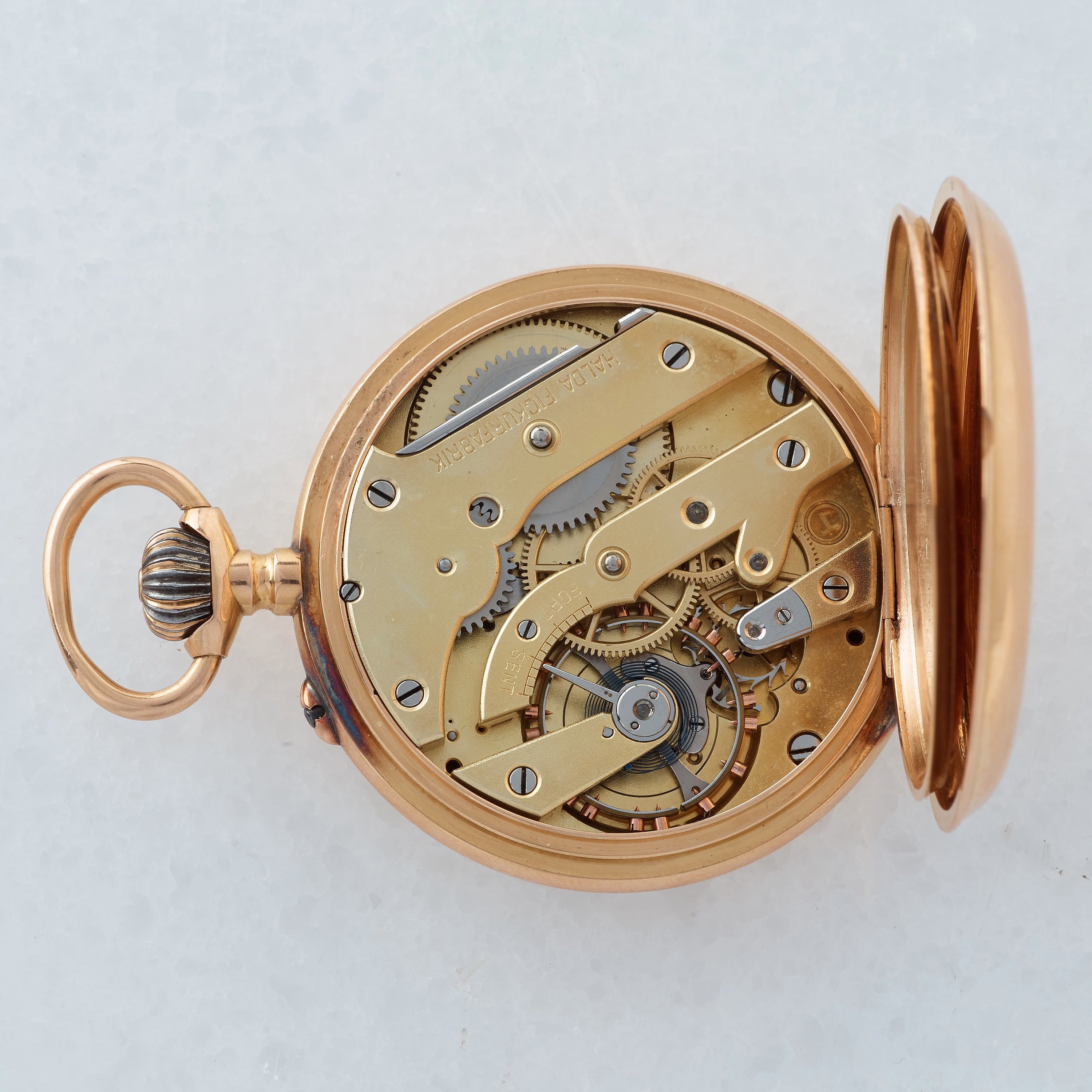HALDA WATCH FACTORY, pocket watch, 49,5 mm, - Bukowskis