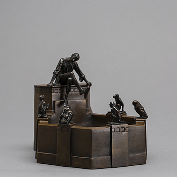 ARNOLD KRAMER, ARNOLD CRAMER, skulpture, signed. - Bukowskis