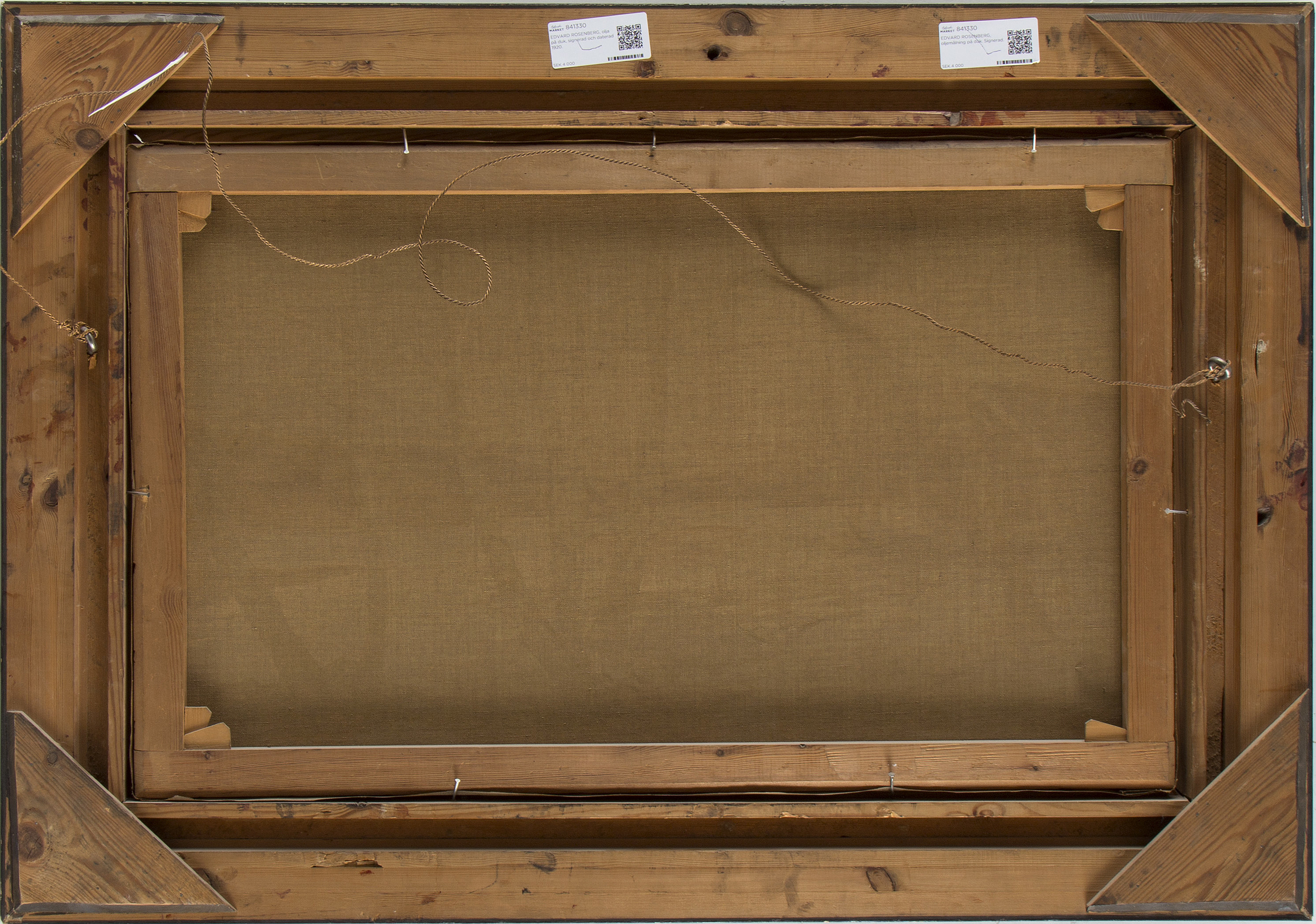 EDVARD ROSENBERG, Oil on canvas, signed and dated 1920. - Bukowskis