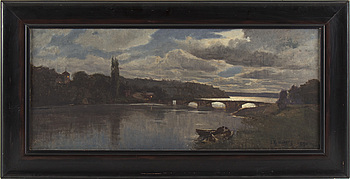 EDVARD ROSENBERG, oil on canvas, signed and dated 1881. - Bukowskis