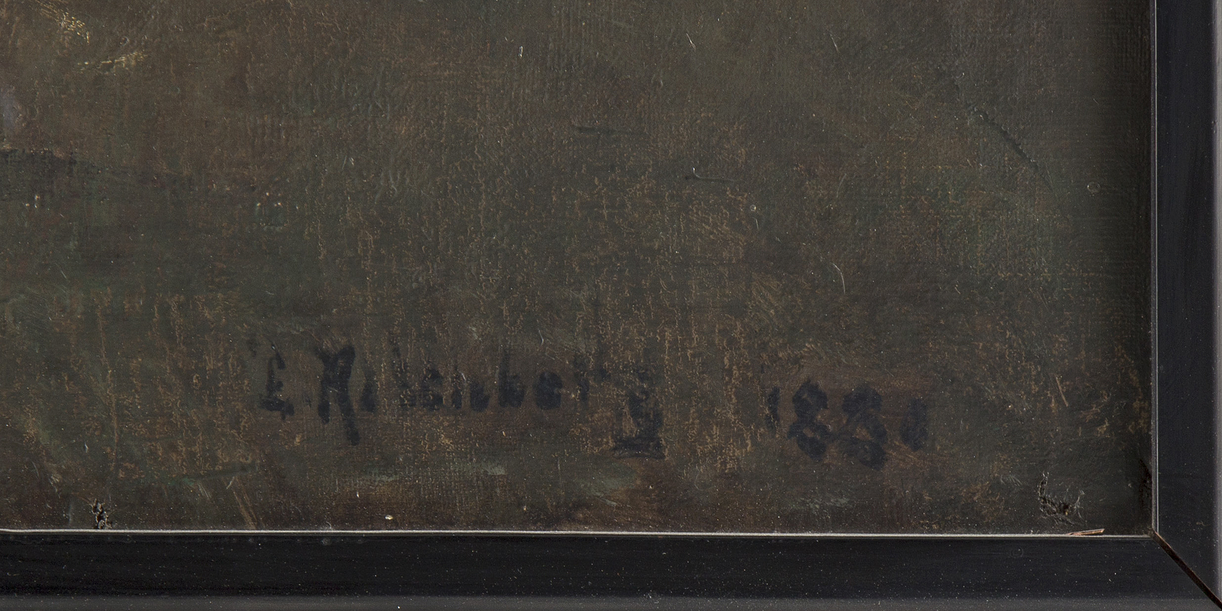 EDVARD ROSENBERG, oil on canvas, signed and dated 1881. - Bukowskis