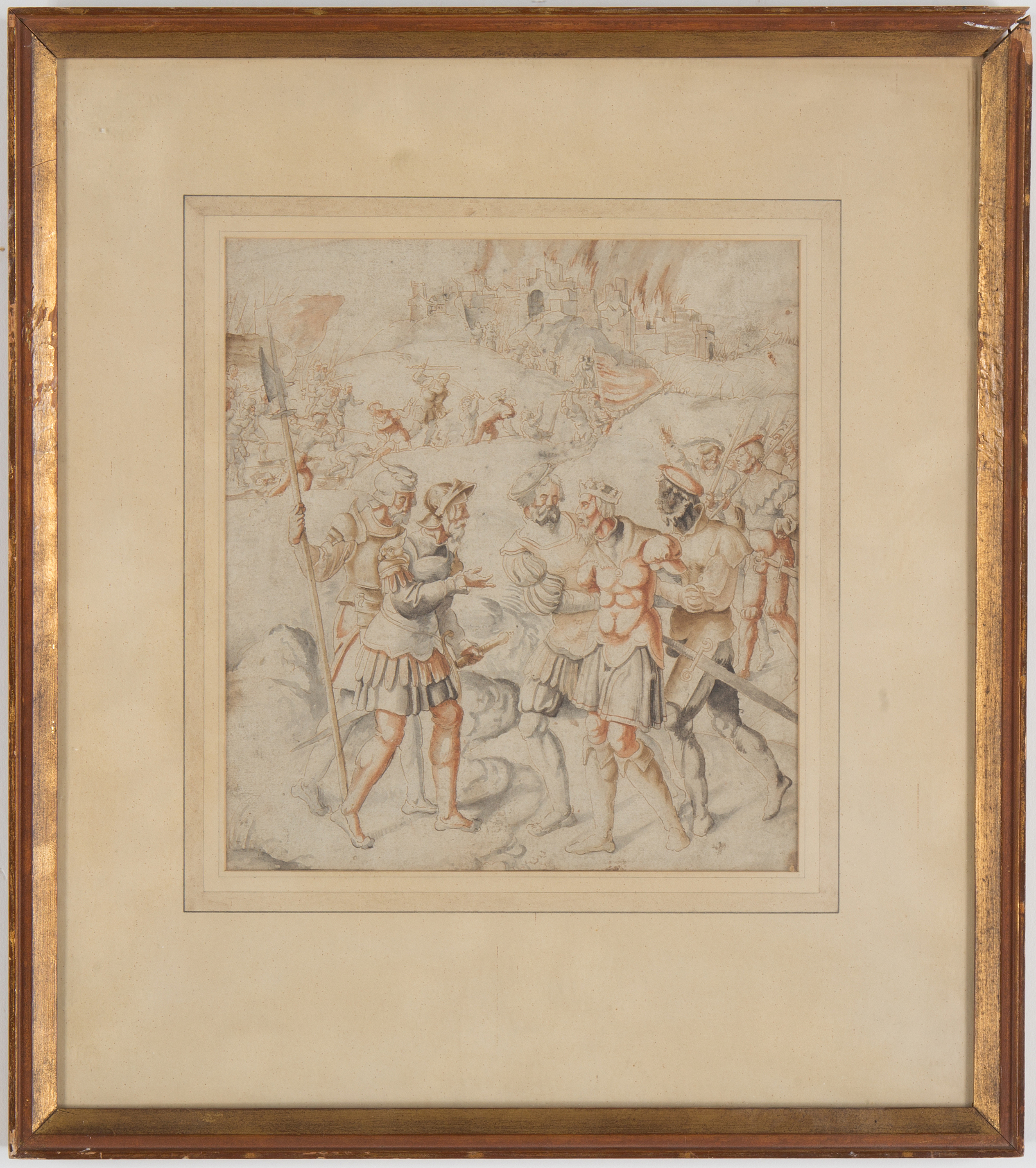 UNKNOWN ARTIST, 18th Century, ink wash. - Bukowskis