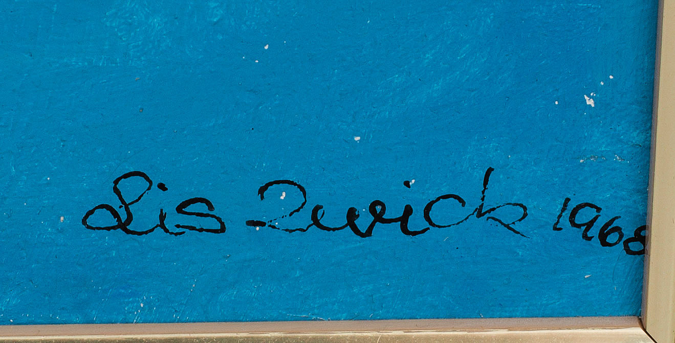 LIS ZWICK, oil on panel, signed and dated. - Bukowskis