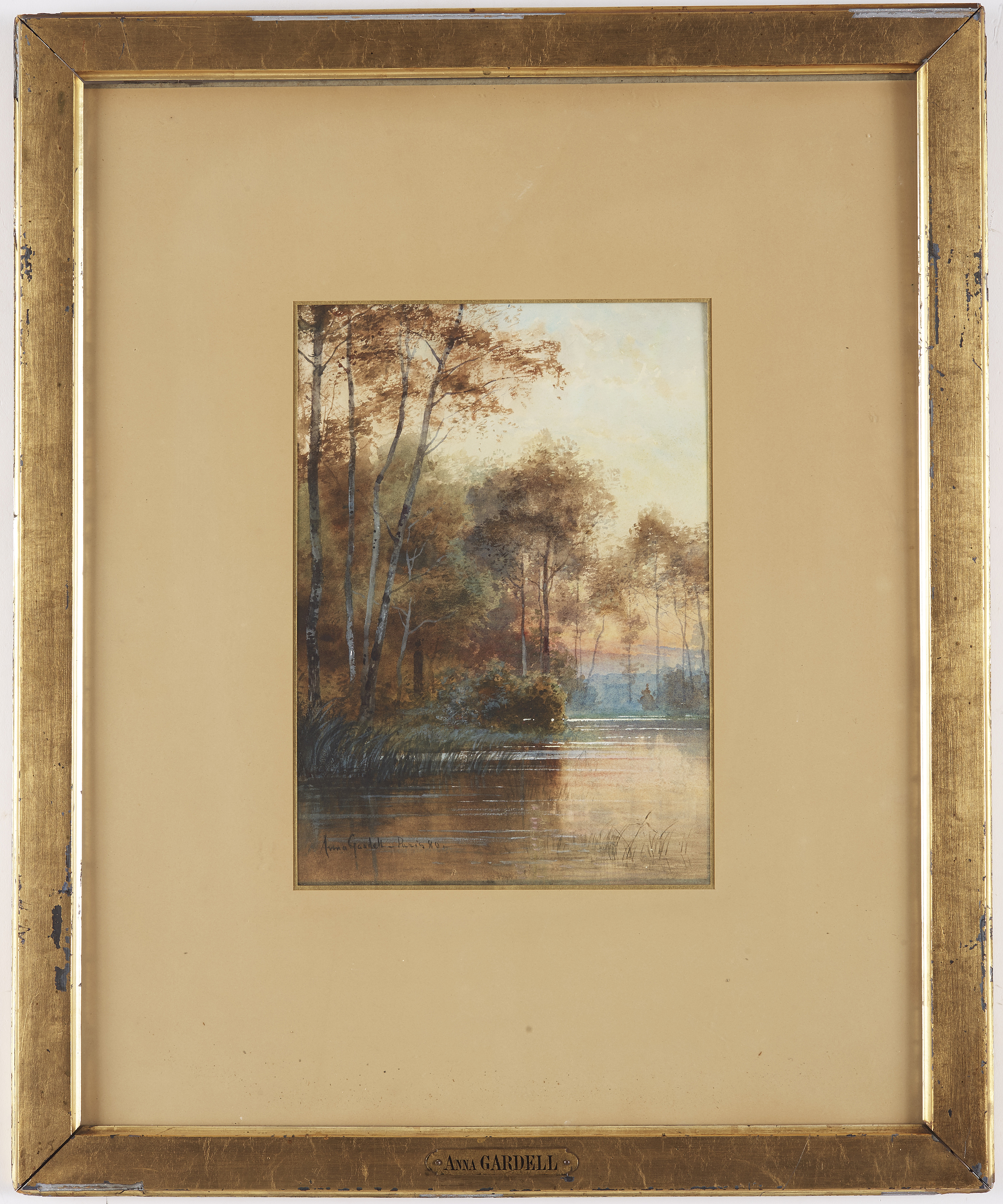 ANNA GARDELL-ERICSON, watercolour on paper, signed Anna Gardell and ...