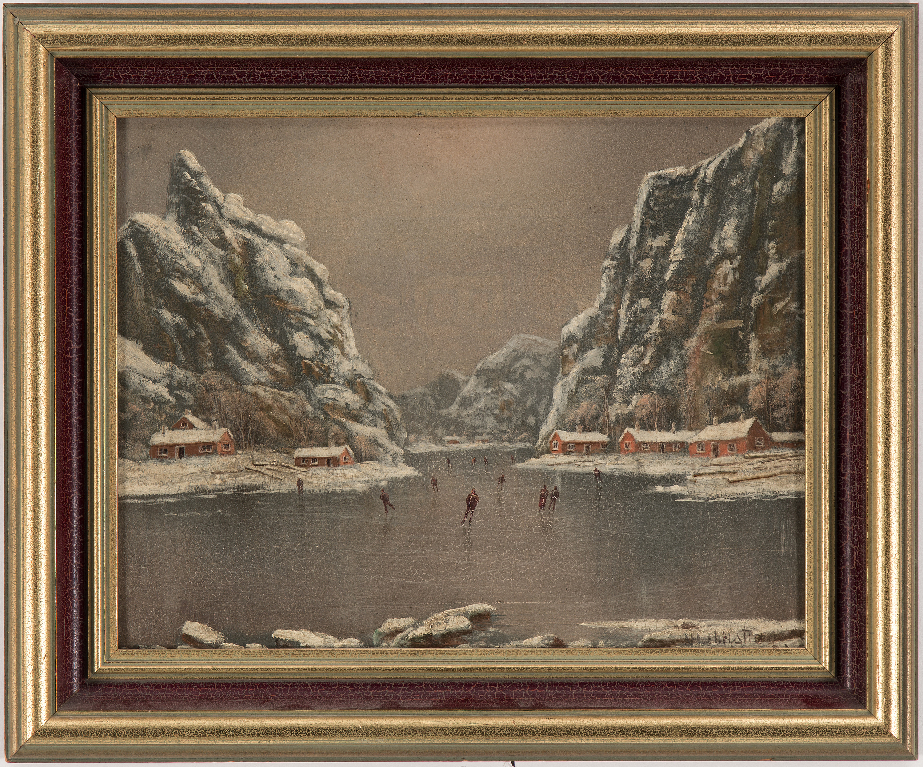 NILS HANS CHRISTIANSEN, oil on canvas, signed. - Bukowskis