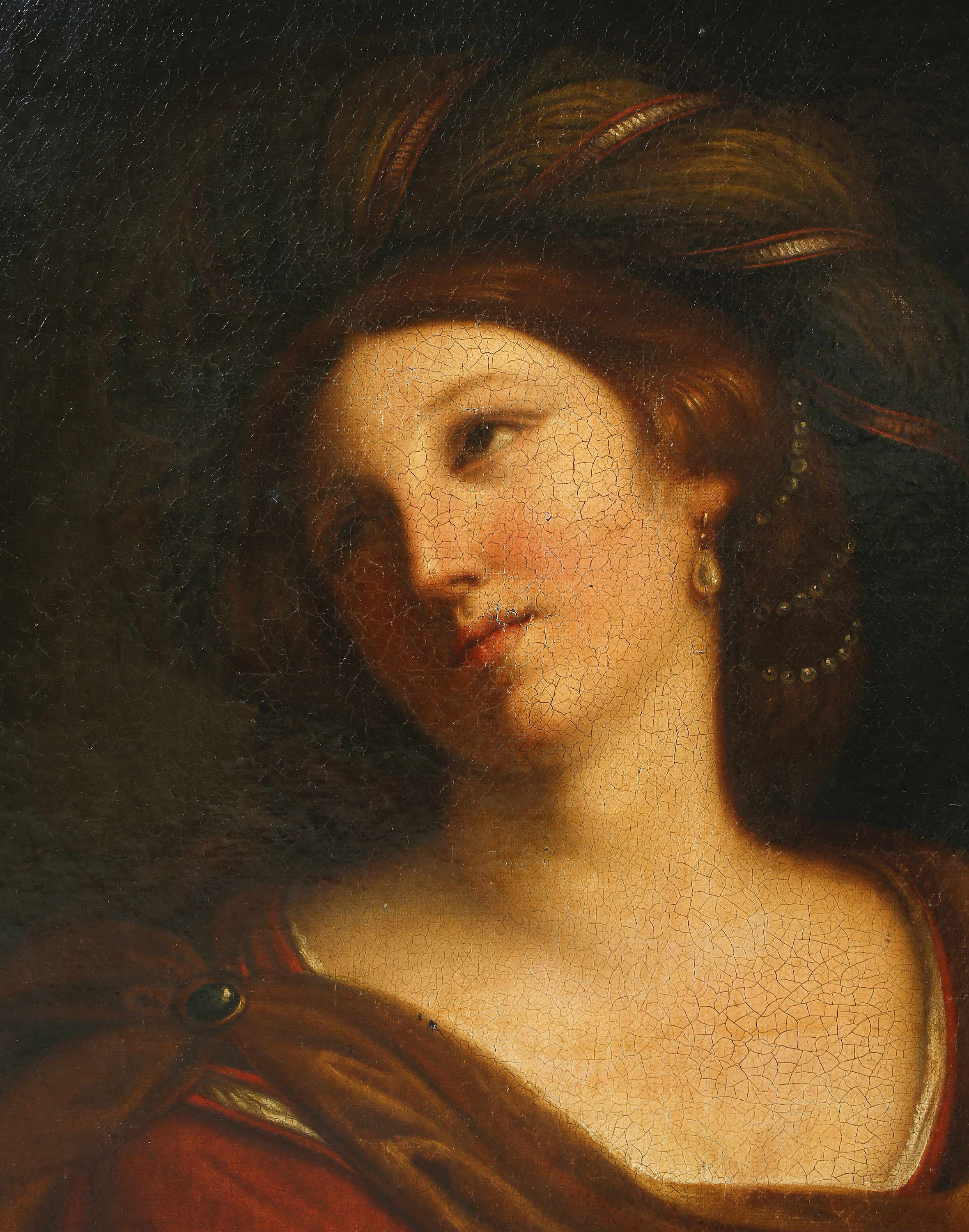 GIOVANNI FRANCESCO BARBIERI (IL GUERCINO), copy after, oil on canvas ...