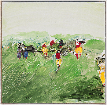 OLLE LINDGREN, olja på duk, monogramsignerad, daterad -68. - Bukowskis