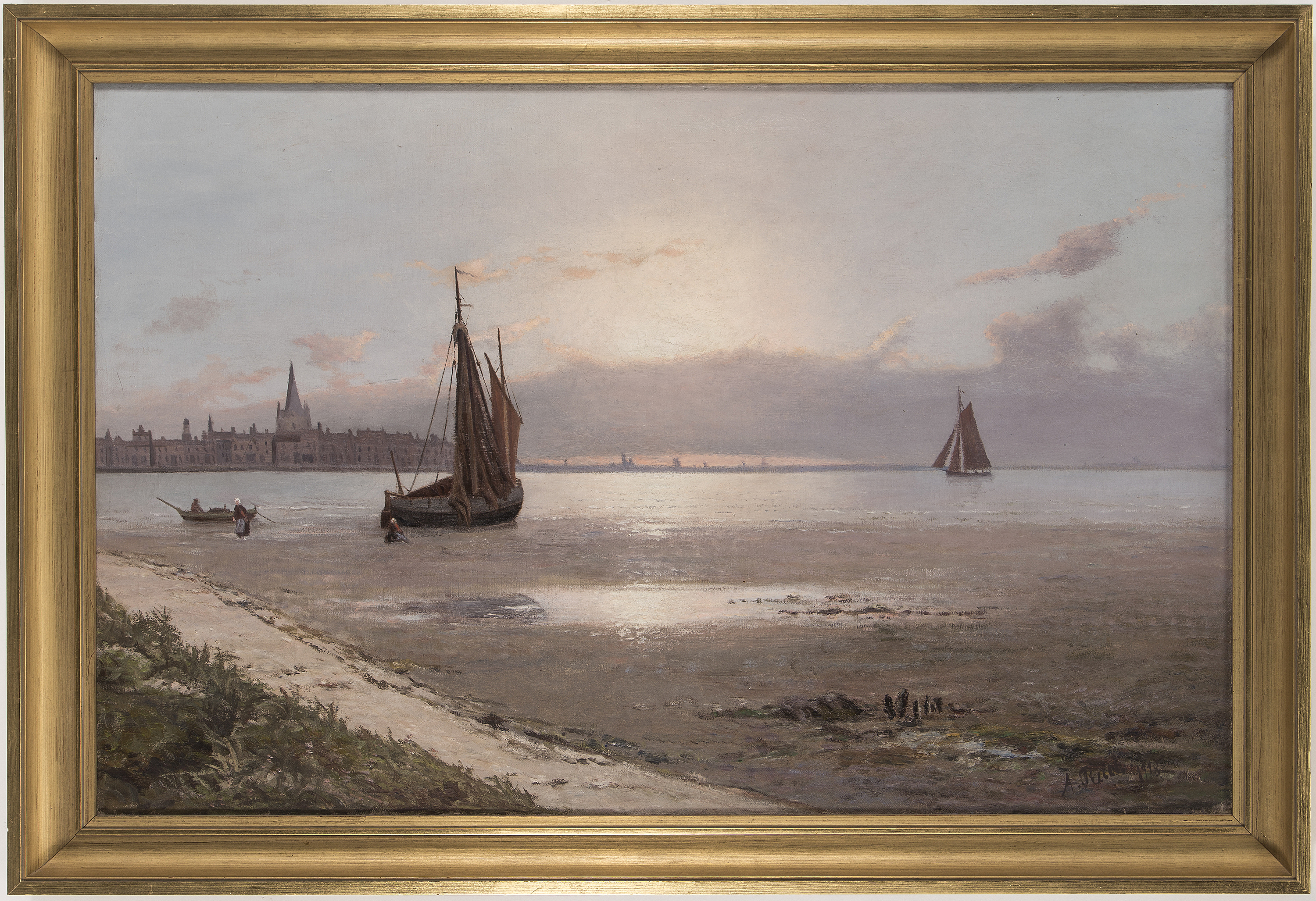 ALEXANDER REICH STAFFELSTEIN, oil on canvas 74.5 x 114.5 cm. - Bukowskis