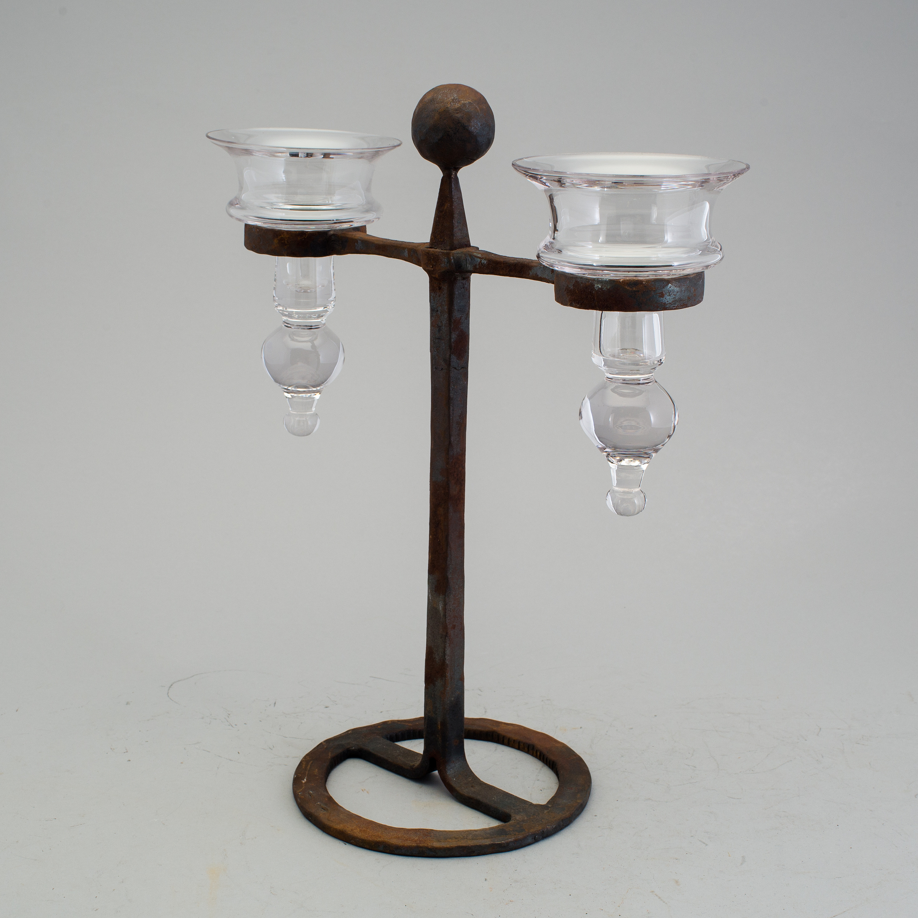A Candelabra And A Pair Of Wall Sconces Boda Smide 1970s Bukowskis