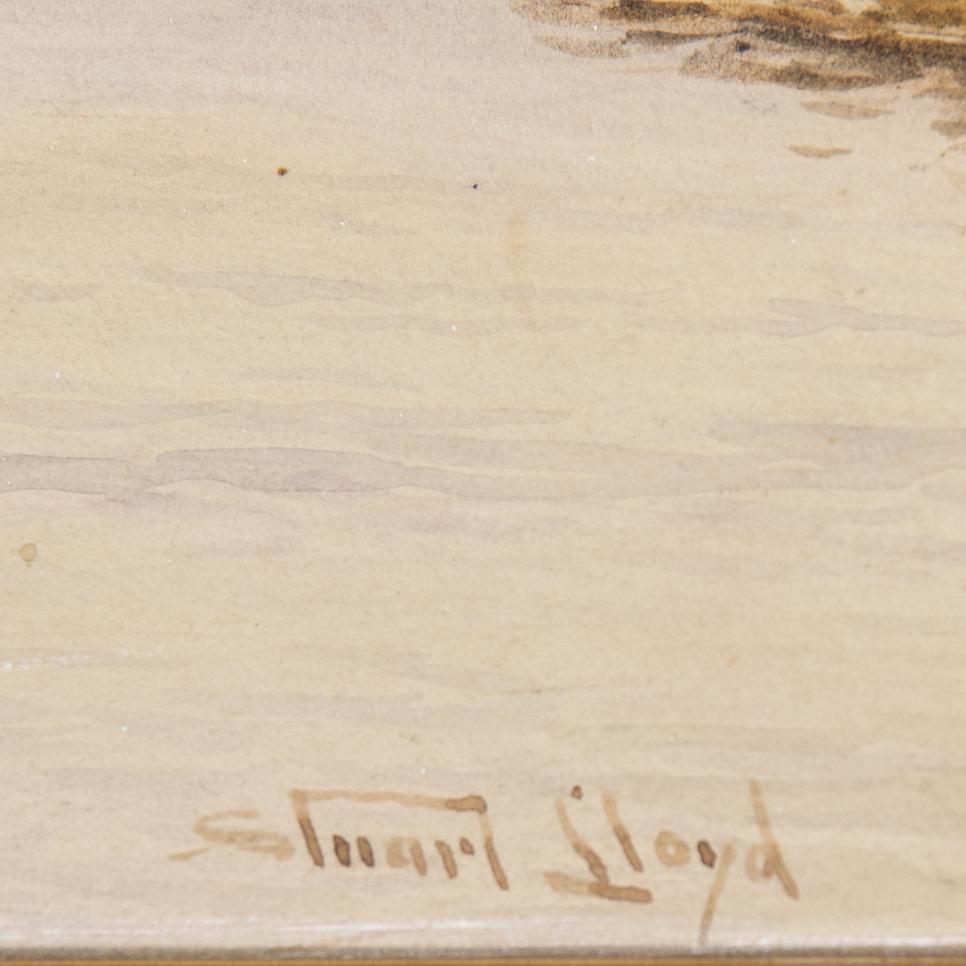 WALTER STUART LLOYD, Watercolour, signed. - Bukowskis