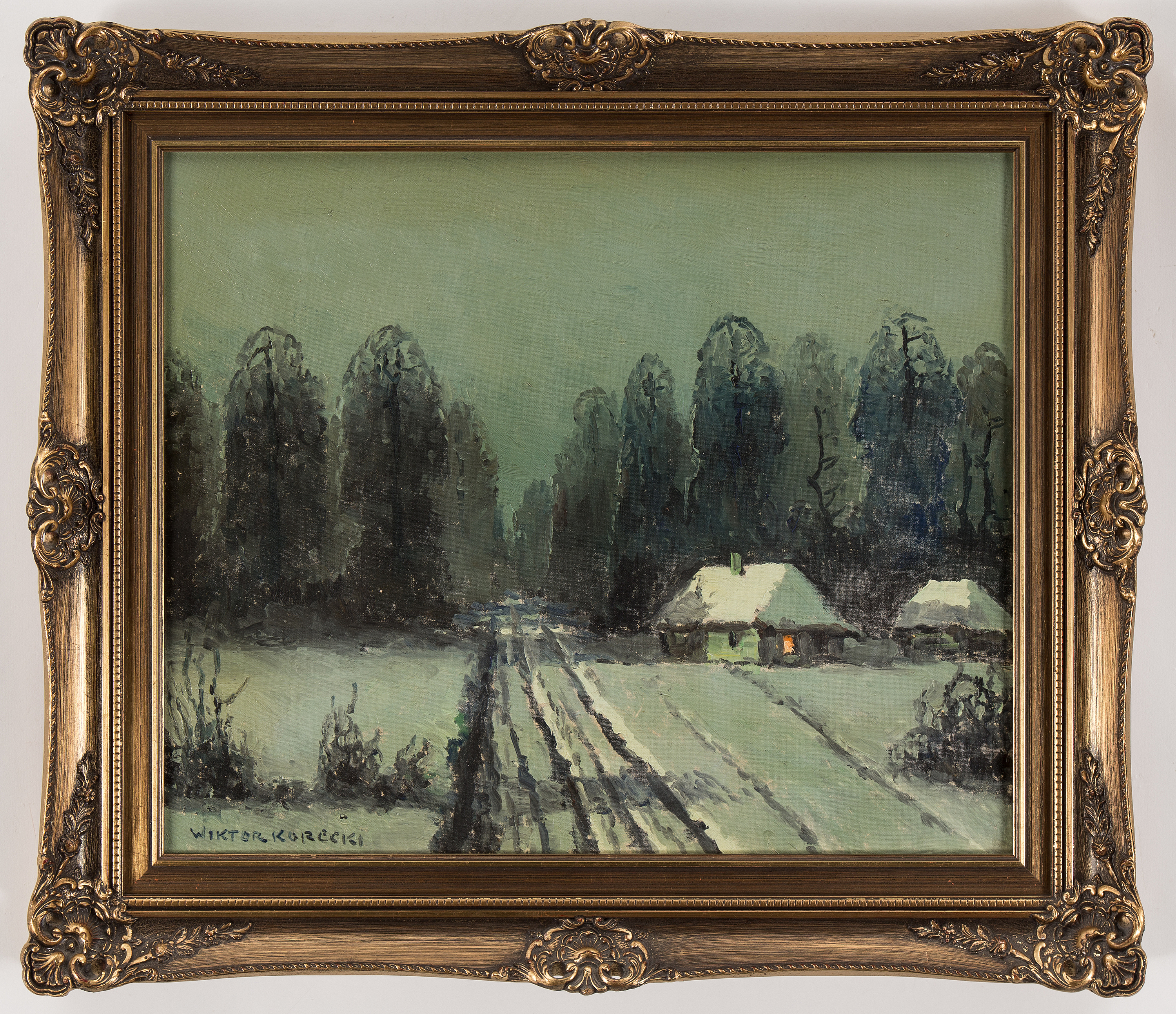 WIKTOR KORECKI, olja på duk, signerad. - Bukowskis