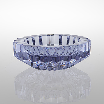 AIMO OKKOLIN, SKÅL, kristall, signerad Aimo Okkolin Riihimäen Lasi oy ...