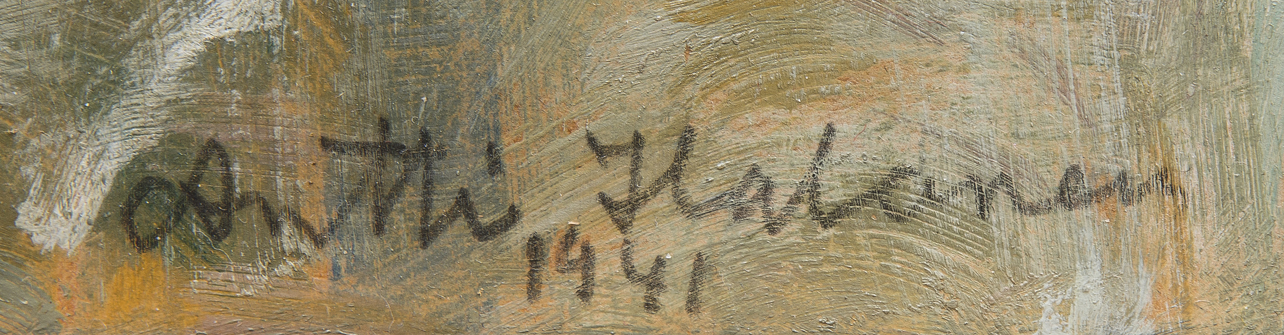 ANTTI HALONEN, oil on board, signed and dated 1941. - Bukowskis