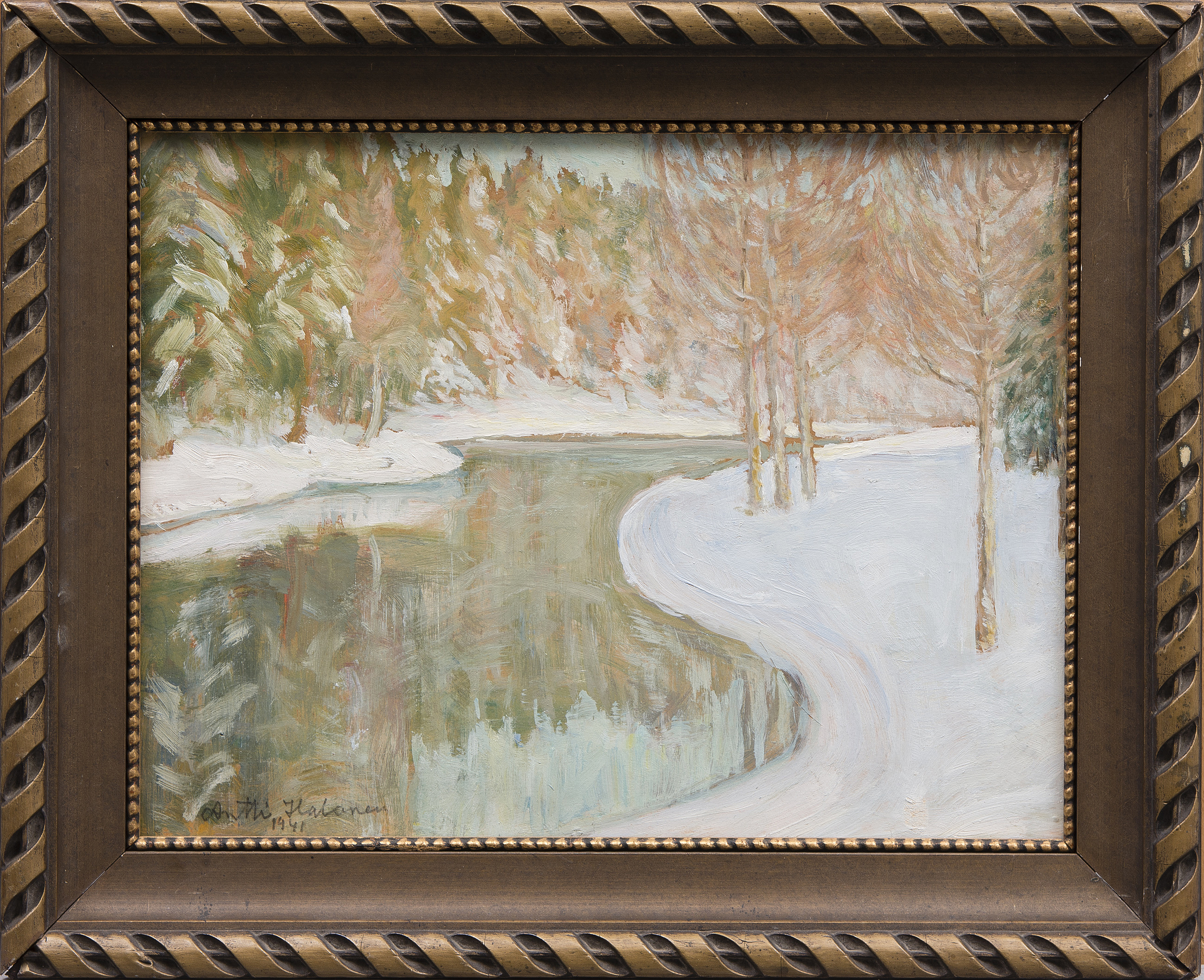 ANTTI HALONEN, oil on board, signed and dated 1941. - Bukowskis