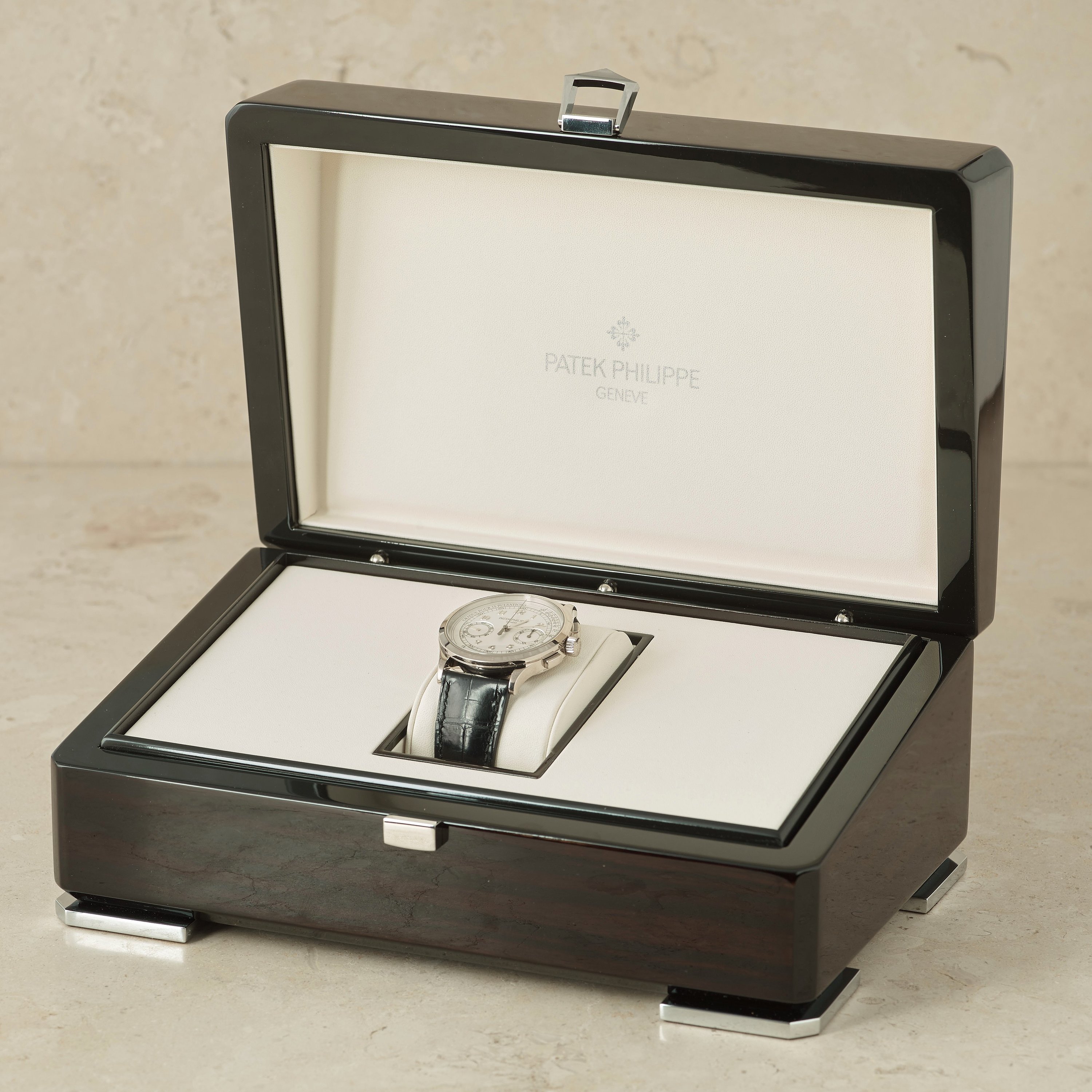 PATEK PHILIPPE, Geneve, chronograph, "Gradue pour 15 pulsations ...