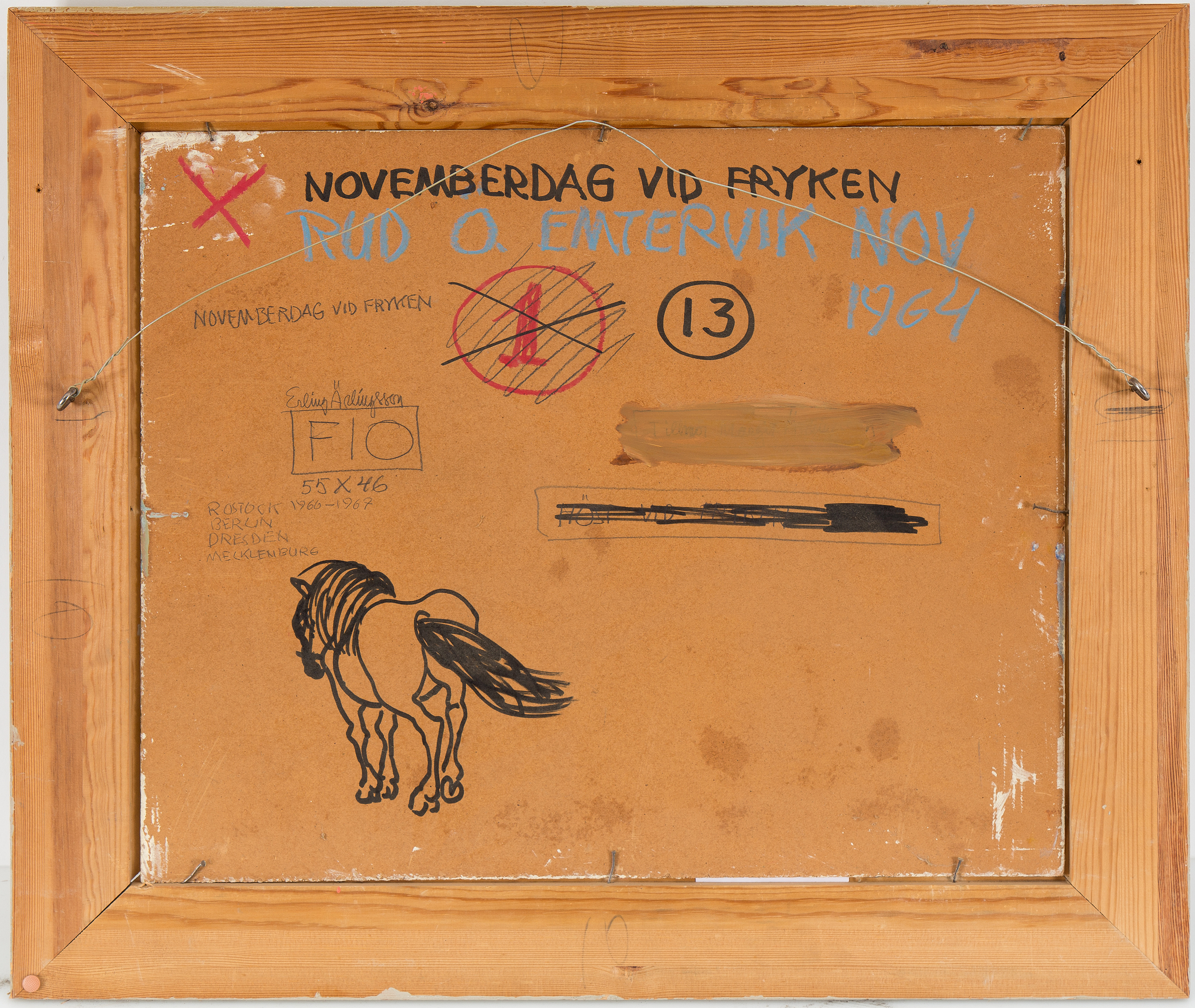 ERLING ÄRLINGSSON, oil on board, signed. - Bukowskis