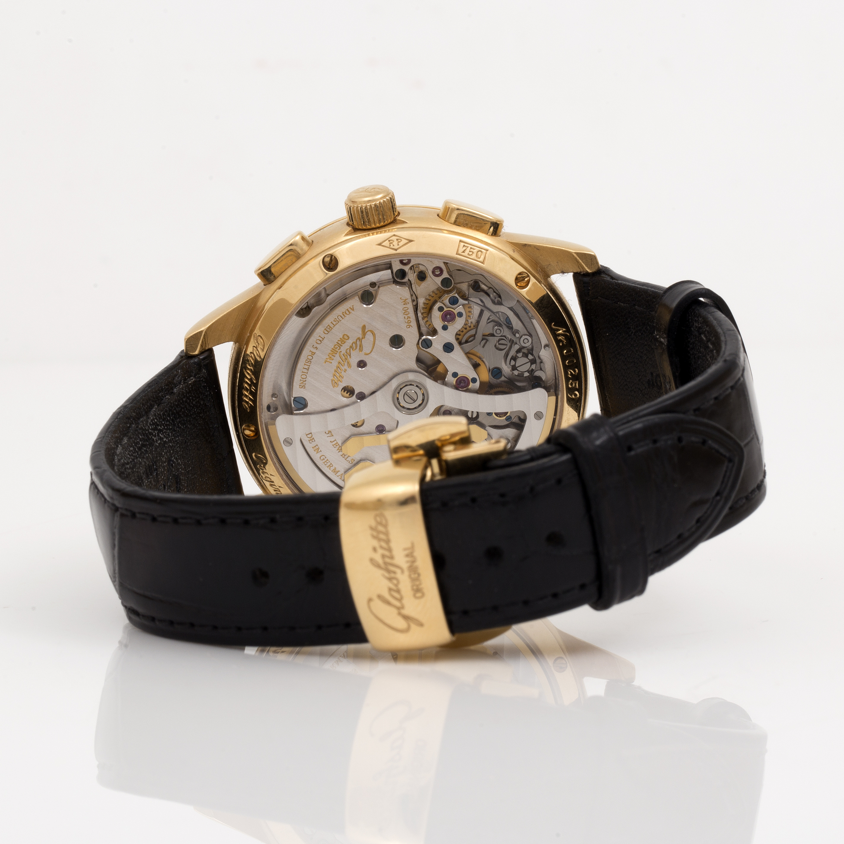 GLASHÜTTE, Original, PanoMaticChrono, Flyback Chronograph, wristwatch ...