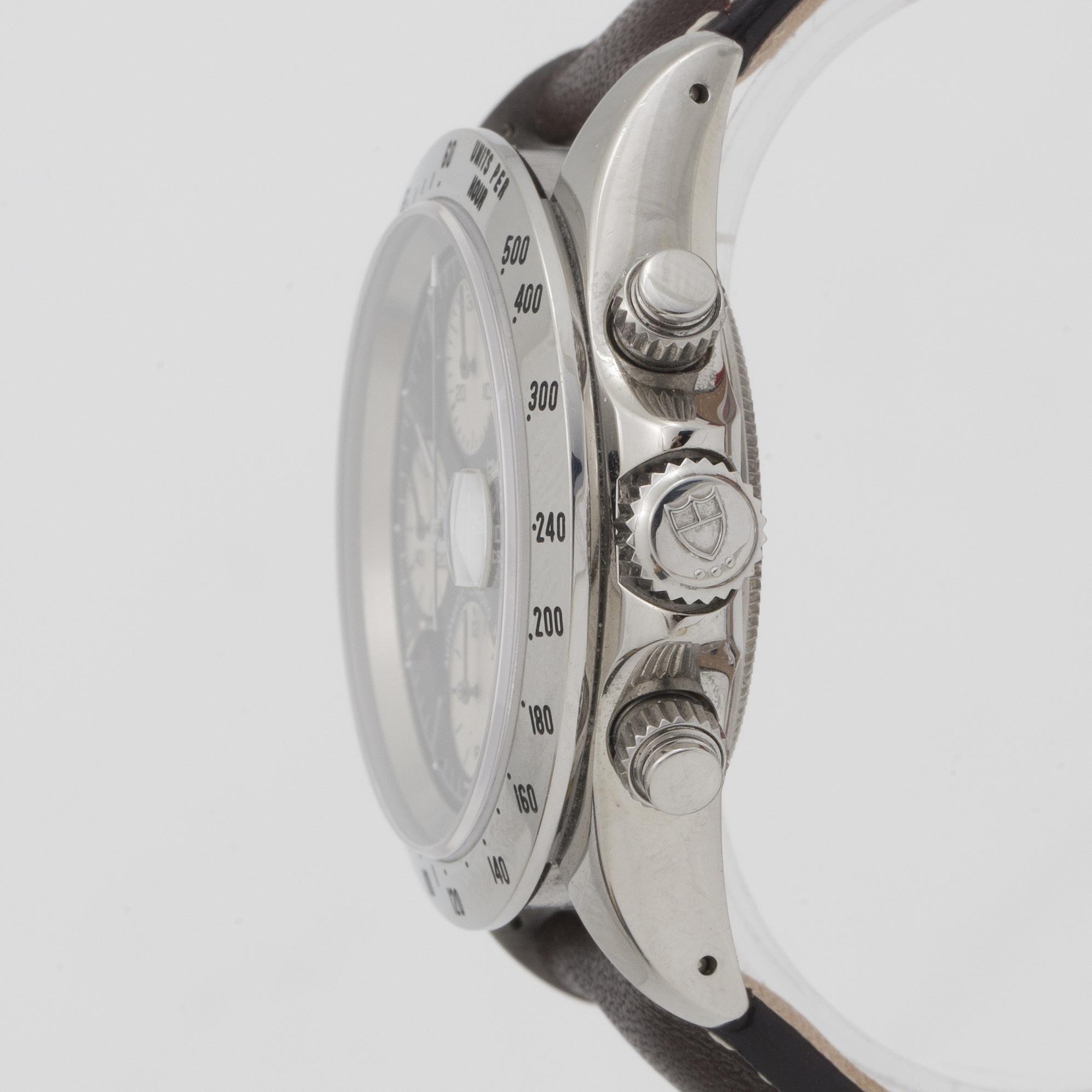 TUDOR, Prince Date, s.c. "Reverse Panda", chronograph, wristwatch, 40 ...