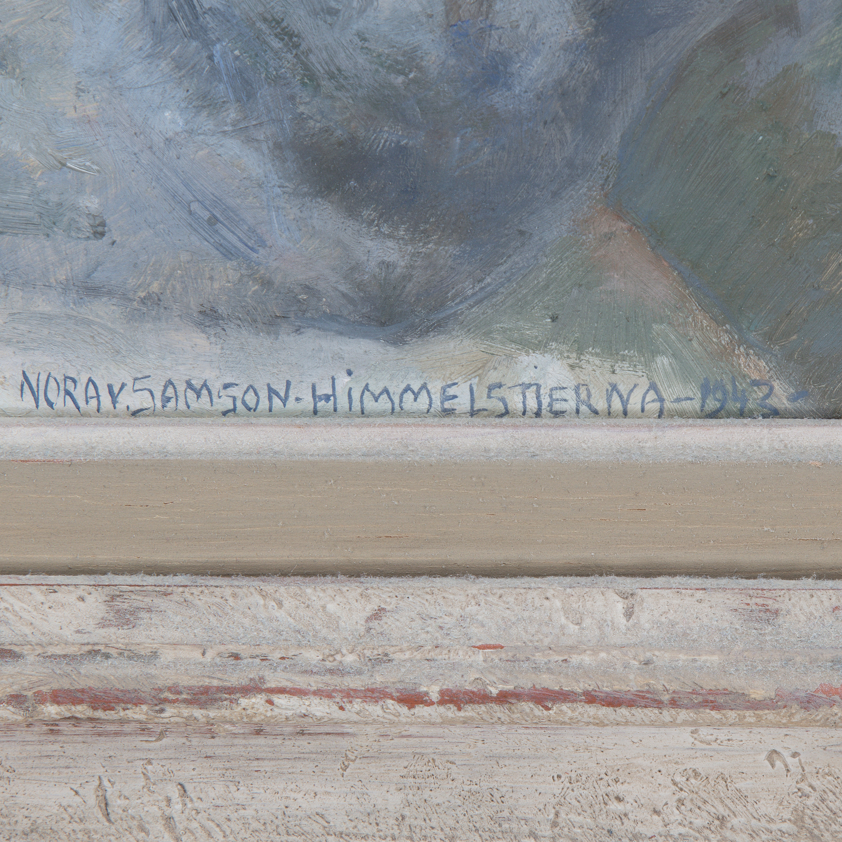 NORA VON SAMSON-HIMMELSTIERNA, Oil on panel, signed and dated 1942 ...