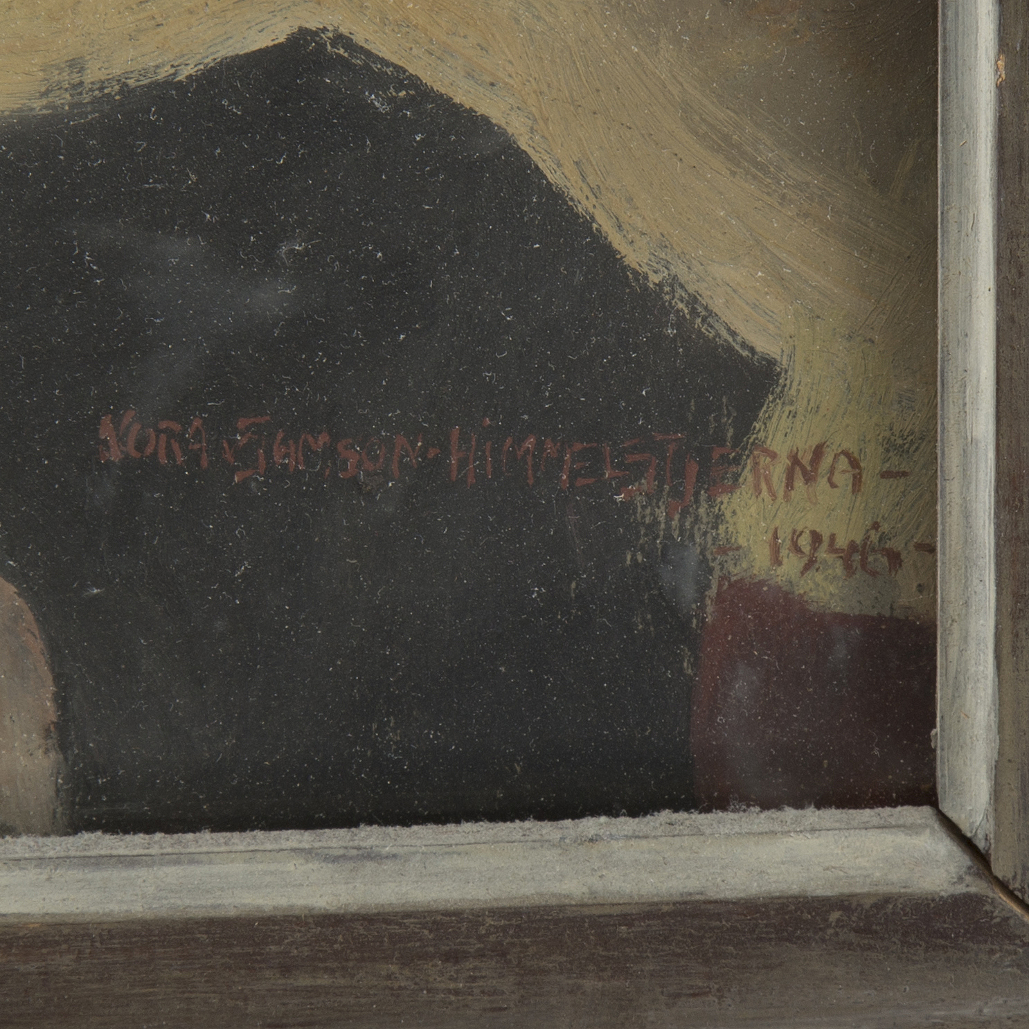 An oil by Nora von Samson-Himmelstjerna, signed and dated 1946. - Bukowskis