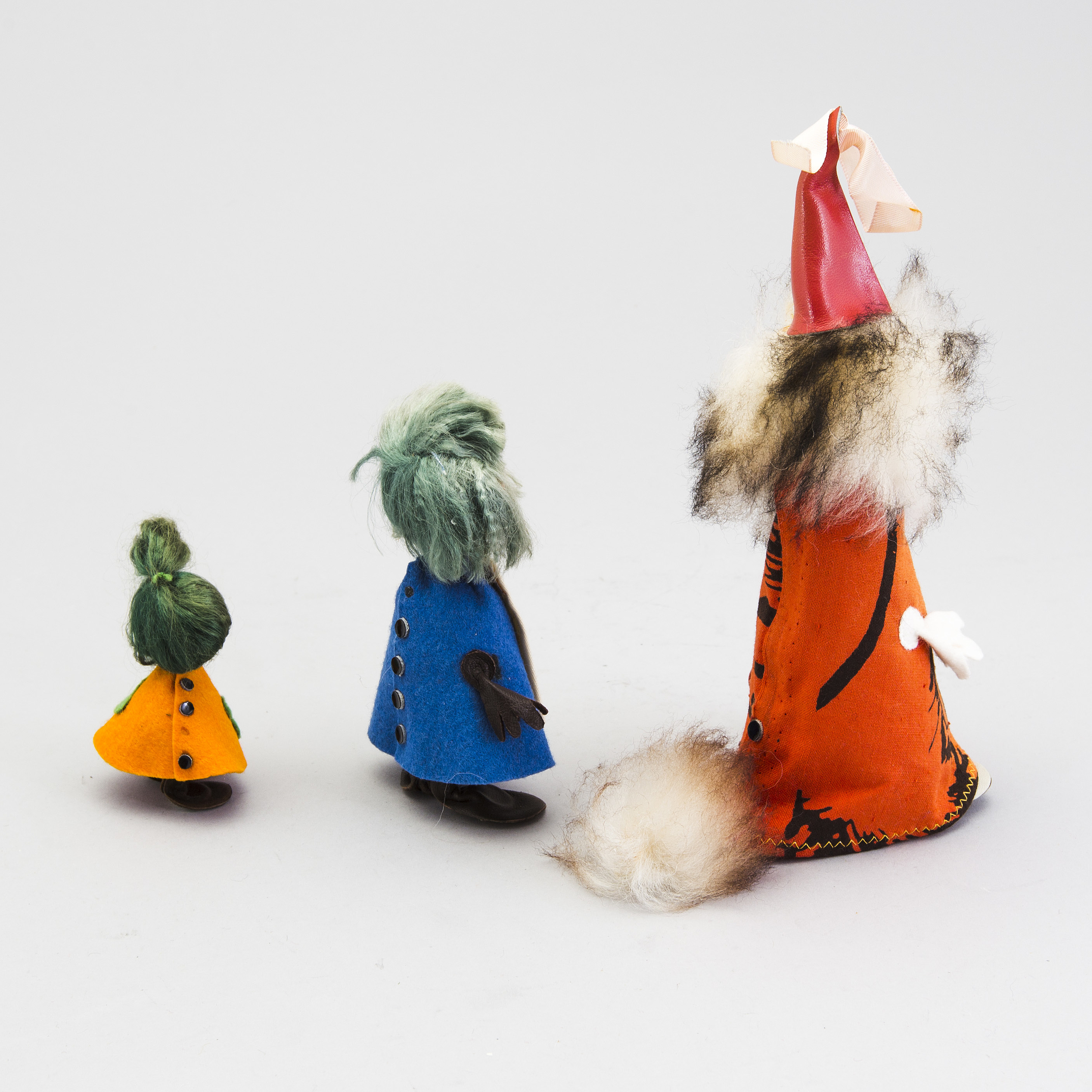 ATELIER FAUNI, 3 stycken figurer från Mumindalen, Finland, 1950/60-tal ...