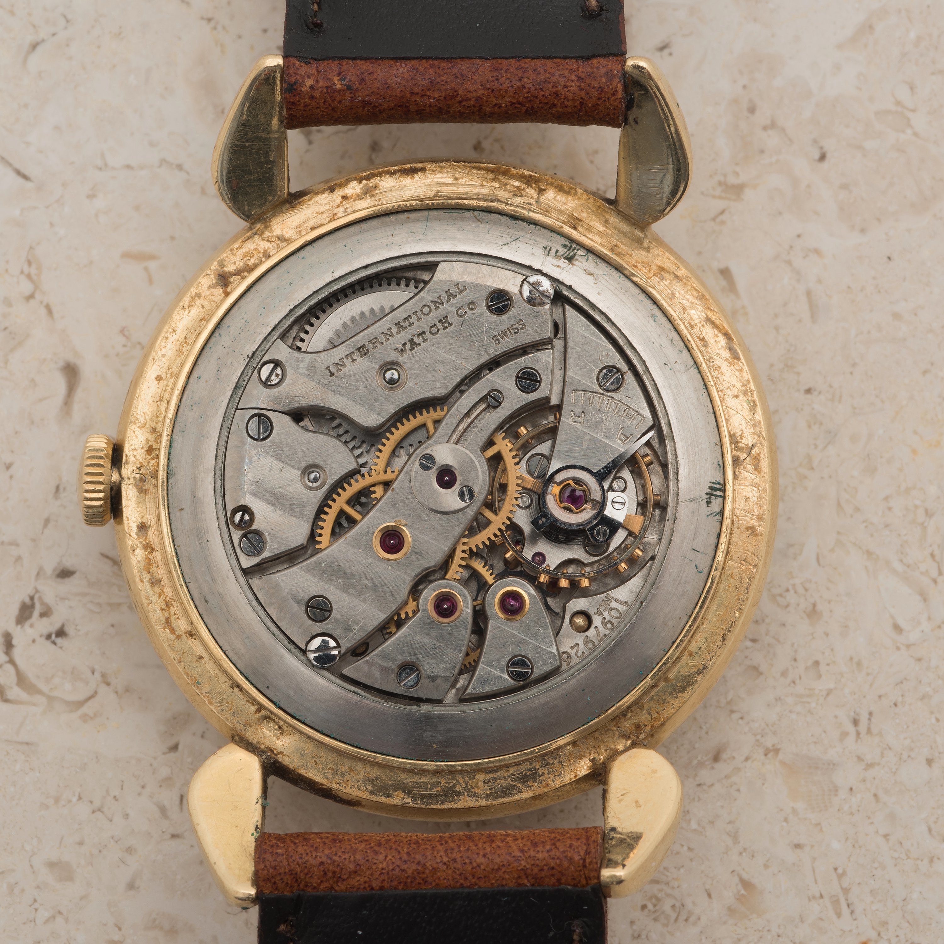 INTERNATIONAL WATCH Co, Schaffhausen, "IWC", "Claw lugs", armbandsur ...