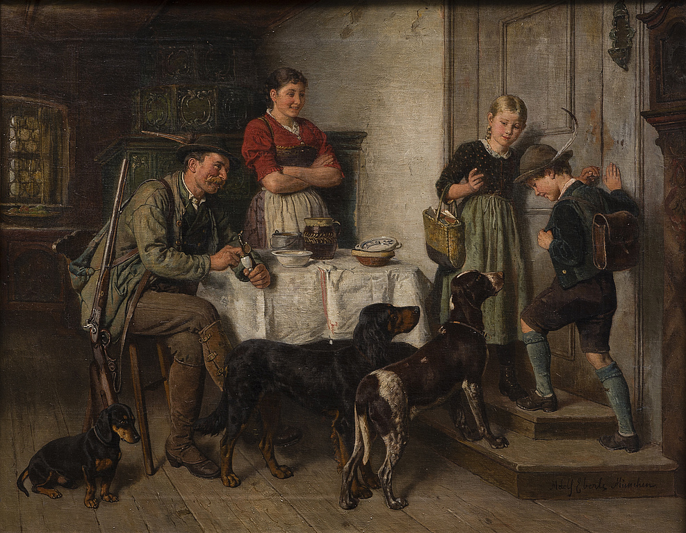 ADOLF EBERLE, FAMILY OF A BAVARIAN HUNTER. - Bukowskis