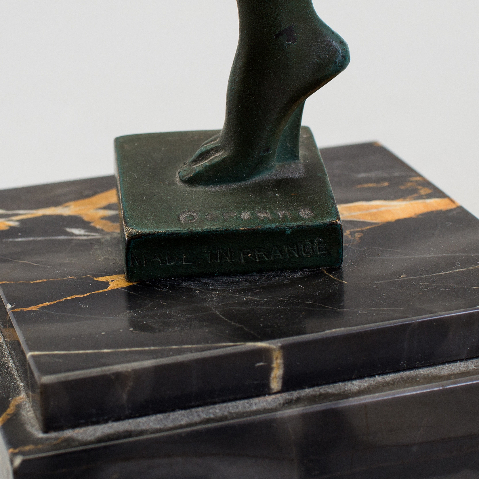 Alexandre Joseph DERENNE, sculpture, bronze. Signed. - Bukowskis