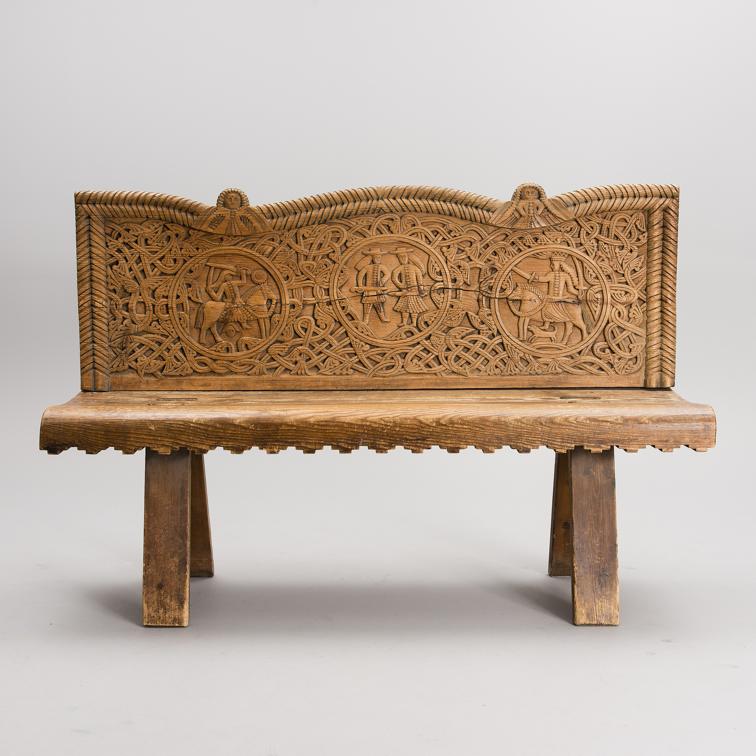 BENCH, Norway 18/19th century. - Bukowskis