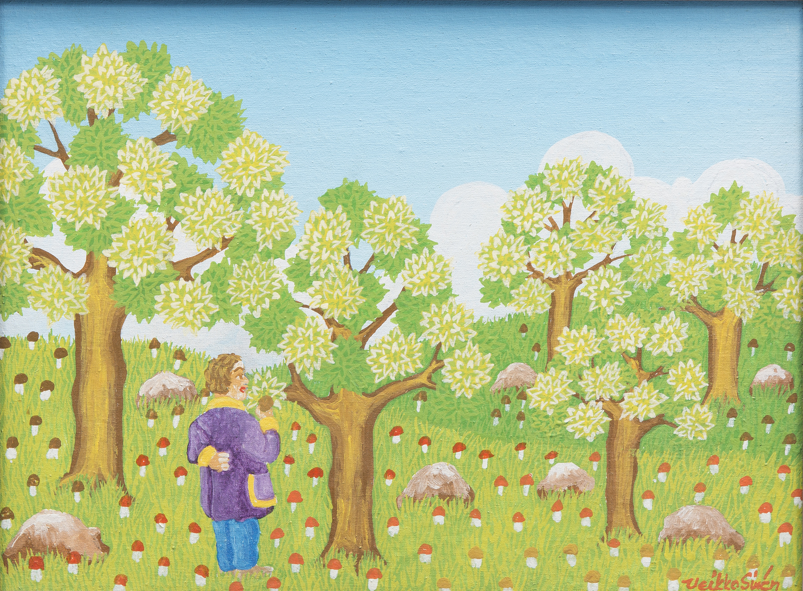 VEIKKO SIRÉN, oil on canvas, laid on board, signed. - Bukowskis