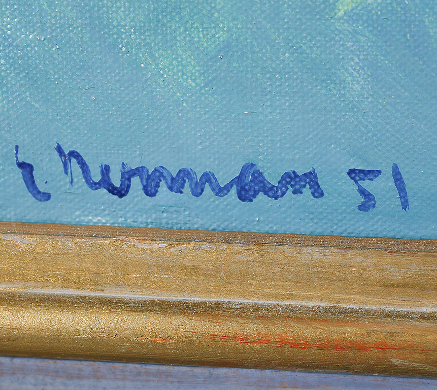 EINAR NERMAN, a signed oil on canvas, dated -51. - Bukowskis