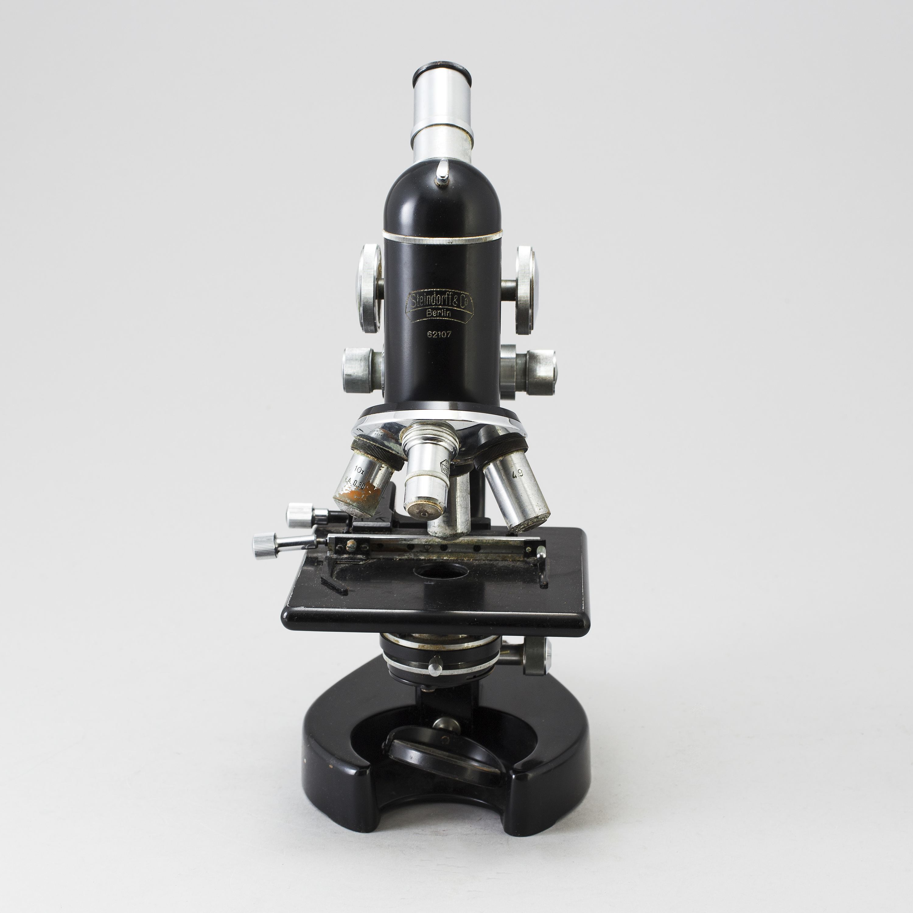 A microscope by Steindorff &Co, Berlin, in the first half of the 20th ...