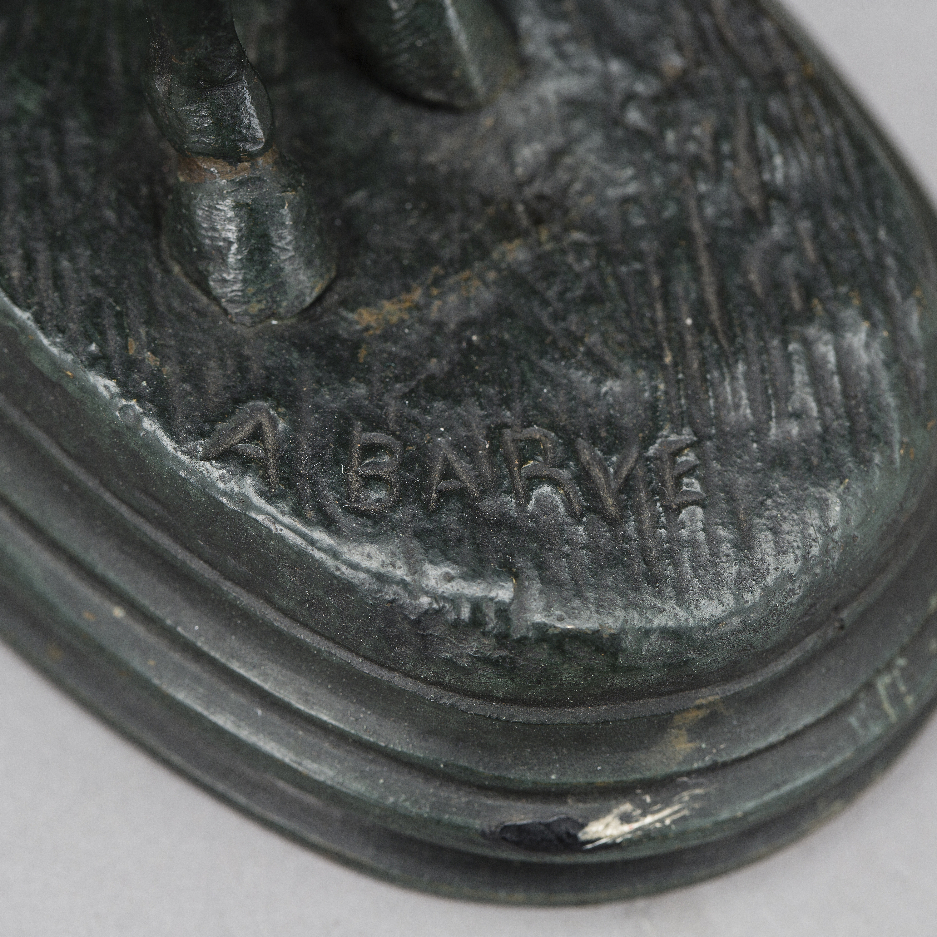 Alfred Barye, sculpture, signed, bronze, - Bukowskis