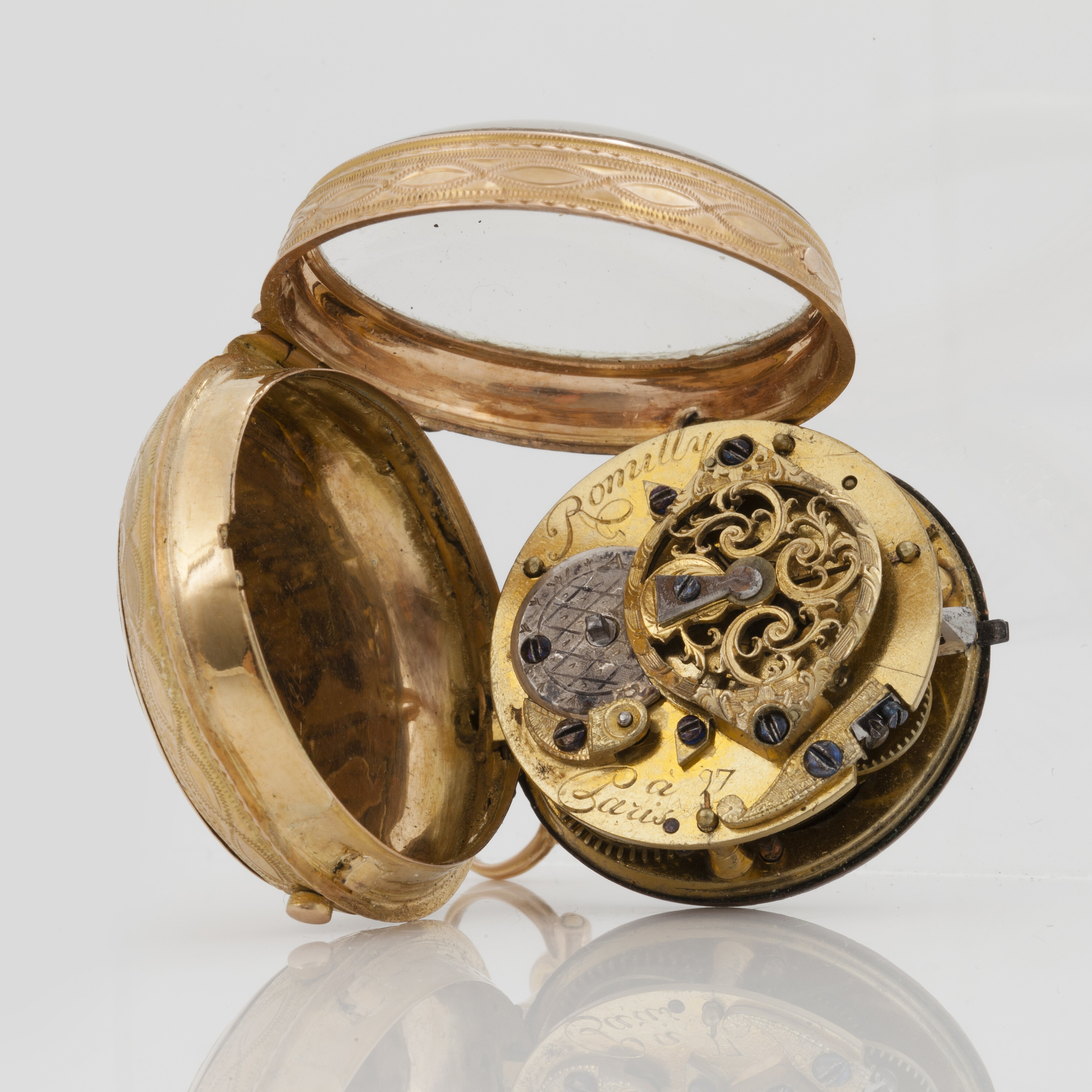 ROMILLY, Paris, pocket watch, 29 mm, - Bukowskis