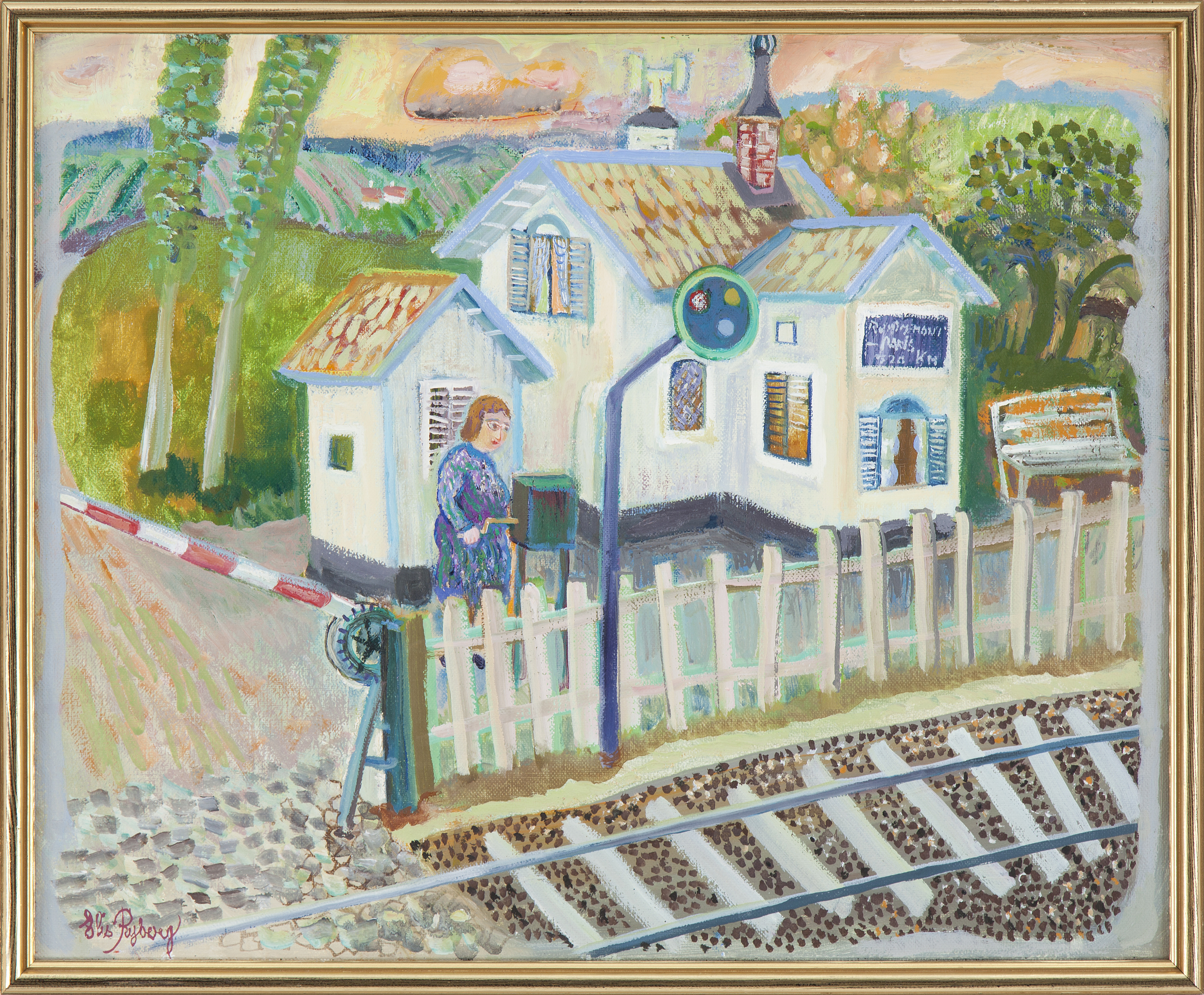 A painting by ELIS RYBERG, oil on canvas, signed. - Bukowskis