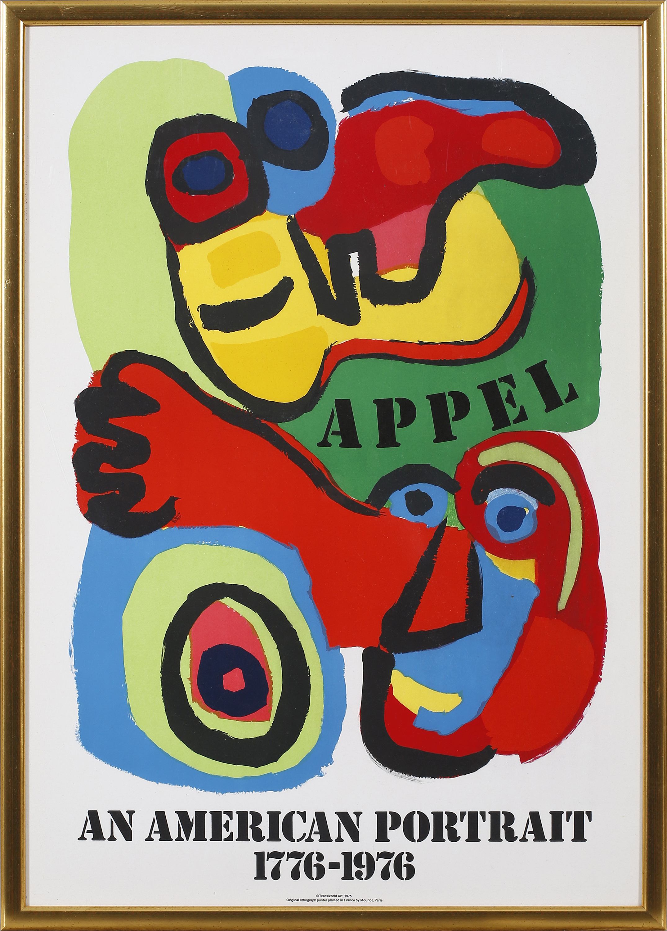 KAREL APPEL, exhibition poster, 1975. - Bukowskis