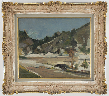 EZIO PASTORIO, oil on canvas, signed. - Bukowskis