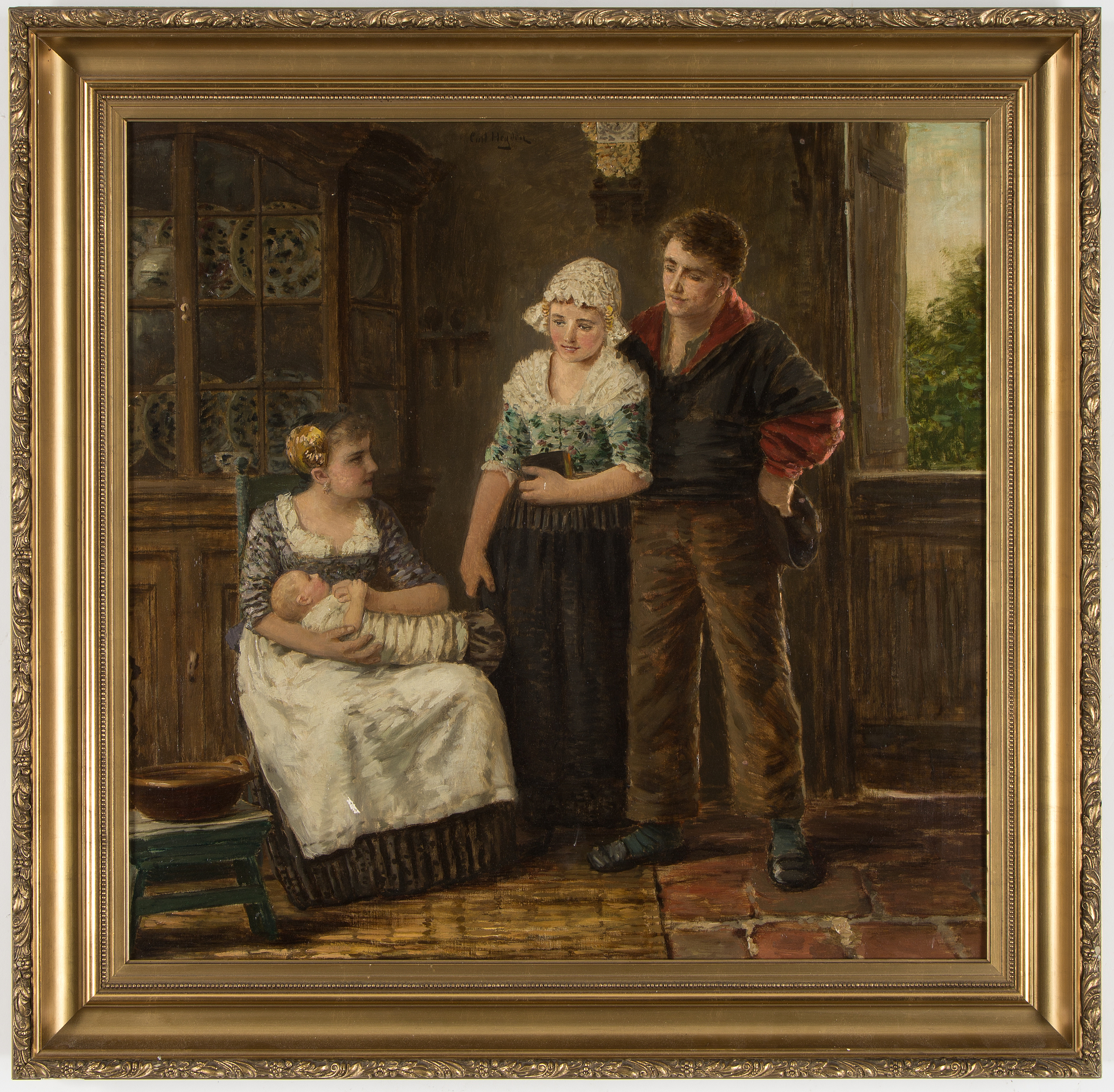 CARL HEYDEN, olja på duk, signerad. - Bukowskis