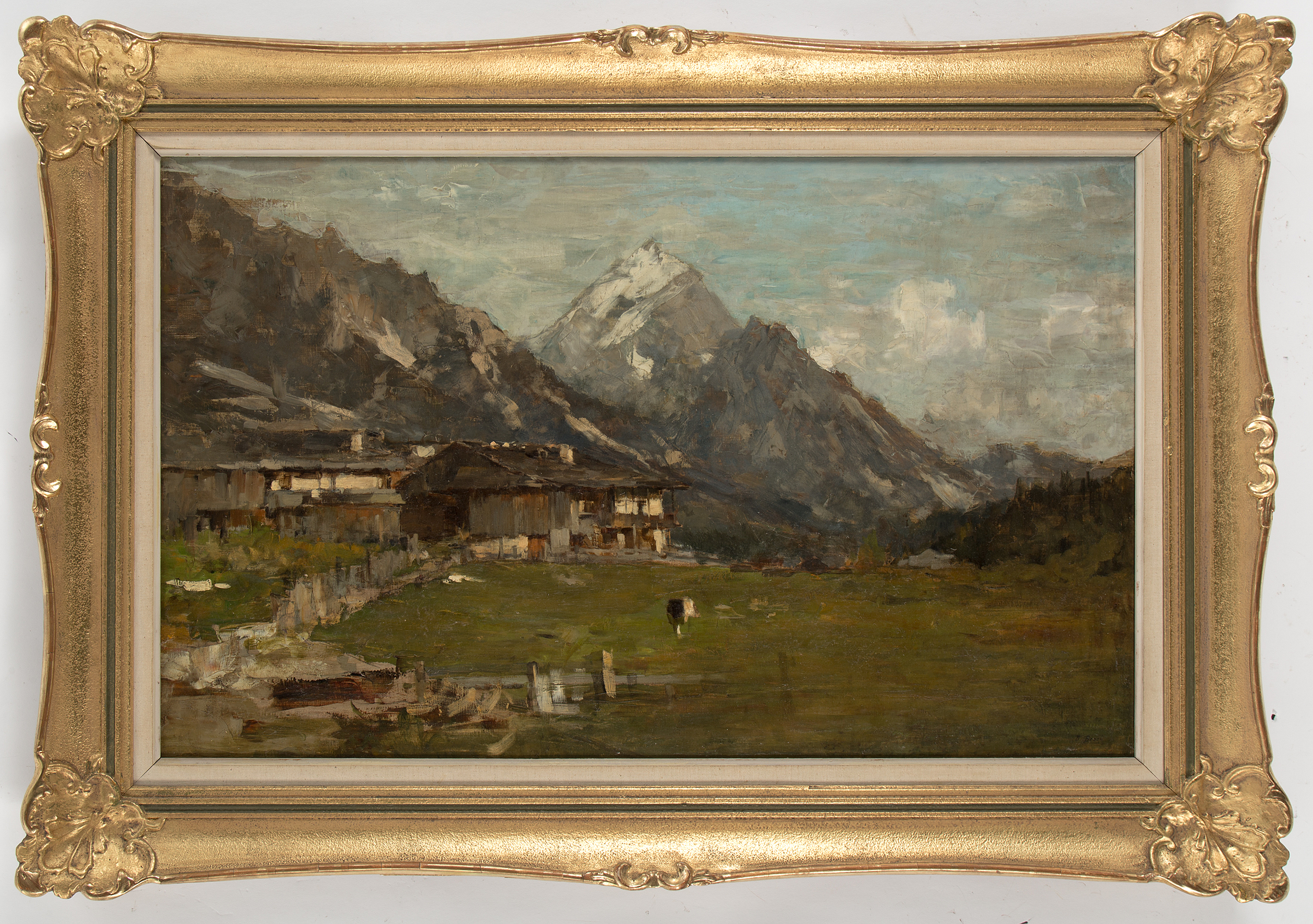 BARTOLOMEO BEZZI, oil on canvas, signed B Bezzi. - Bukowskis