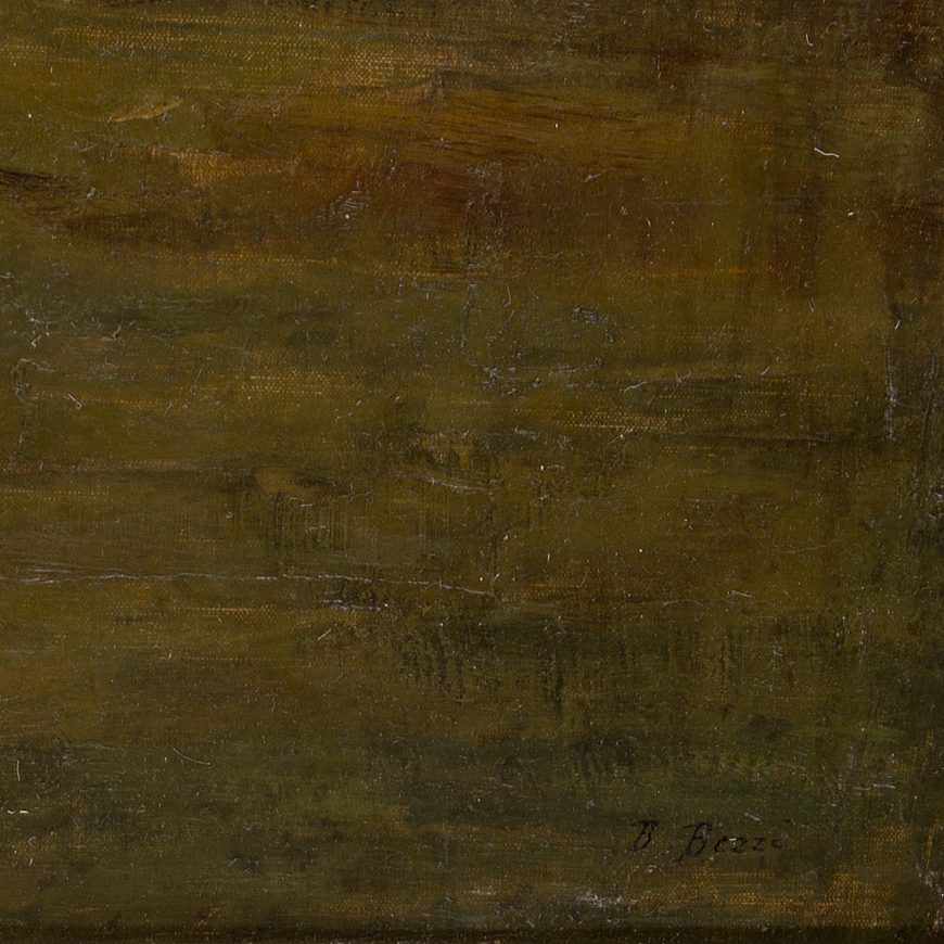 BARTOLOMEO BEZZI, oil on canvas, signed B Bezzi. - Bukowskis